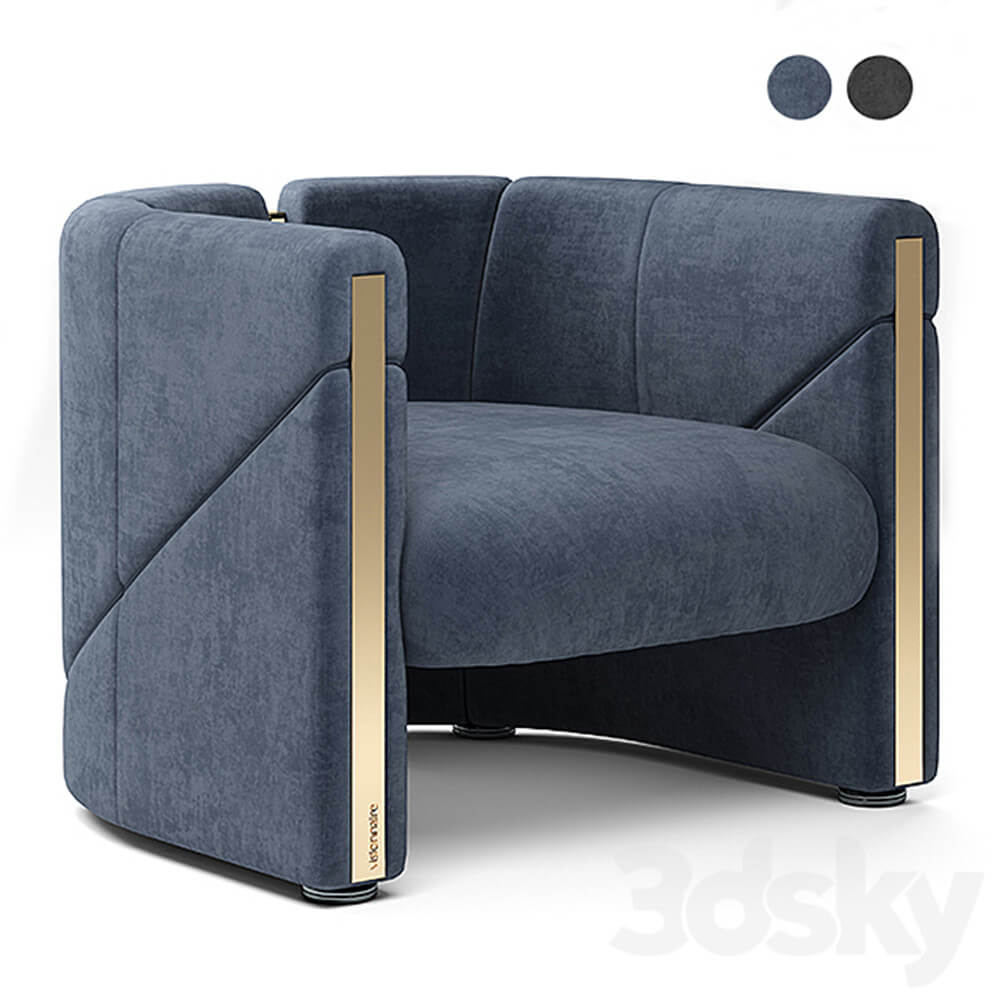 Visionnaire Petra Armchair - 3D Model by kinetokor