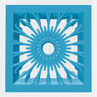 Breeze Block N325 - 3D Model by kingkayush