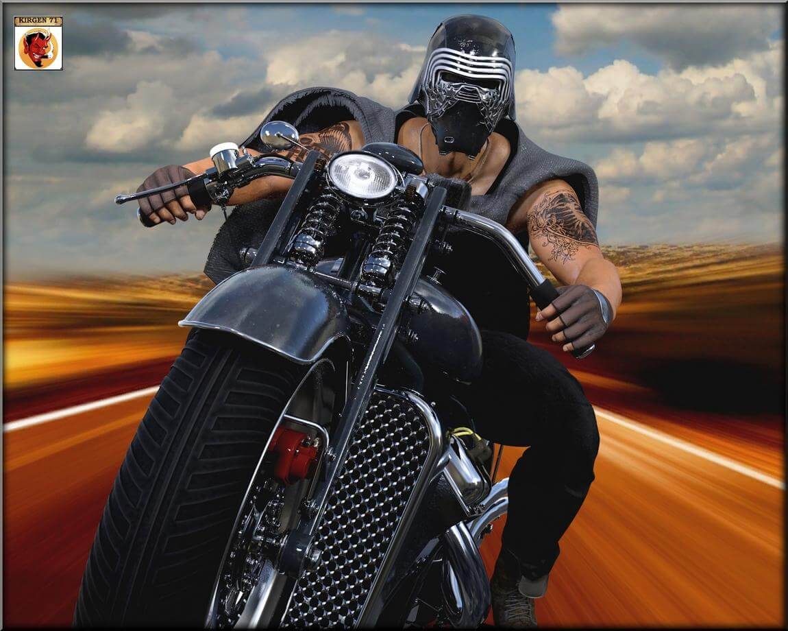 Dark Rider 3D Render, Digital Art by kirgen71