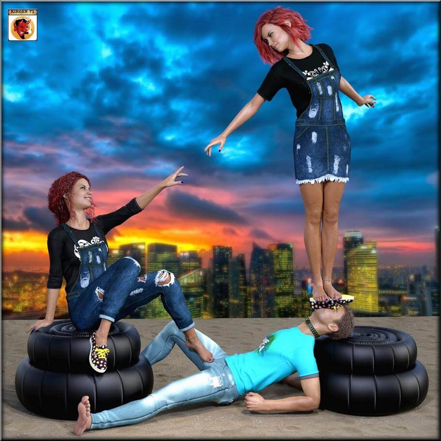 Under feet 3D Render, Digital Art by kirgen71