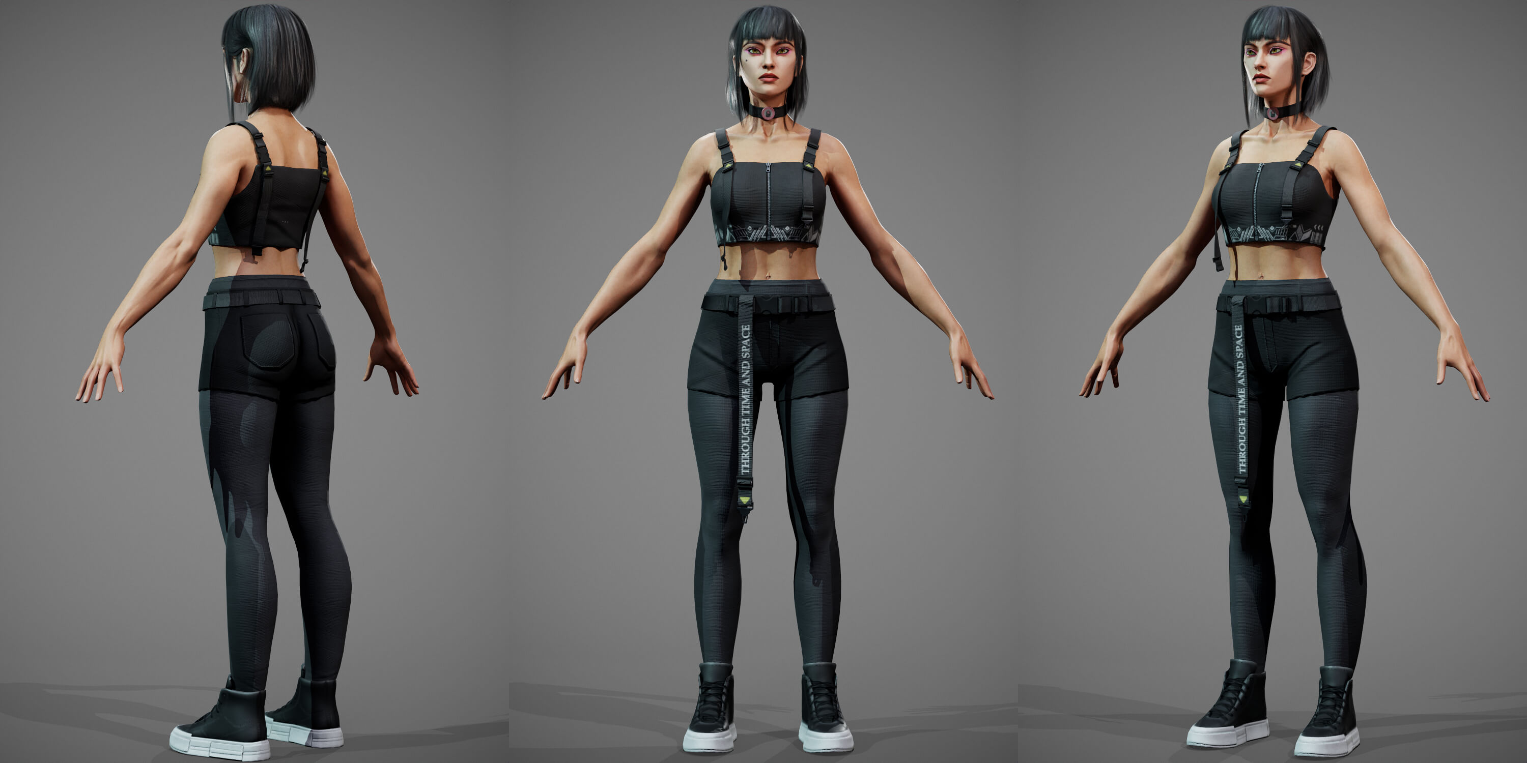Casual Girl 3d Model By Kirthegreat