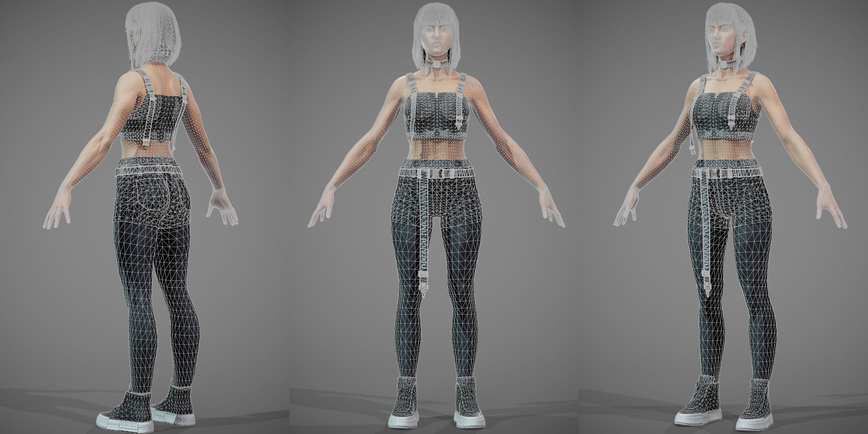 Casual Girl 3d Model By Kirthegreat