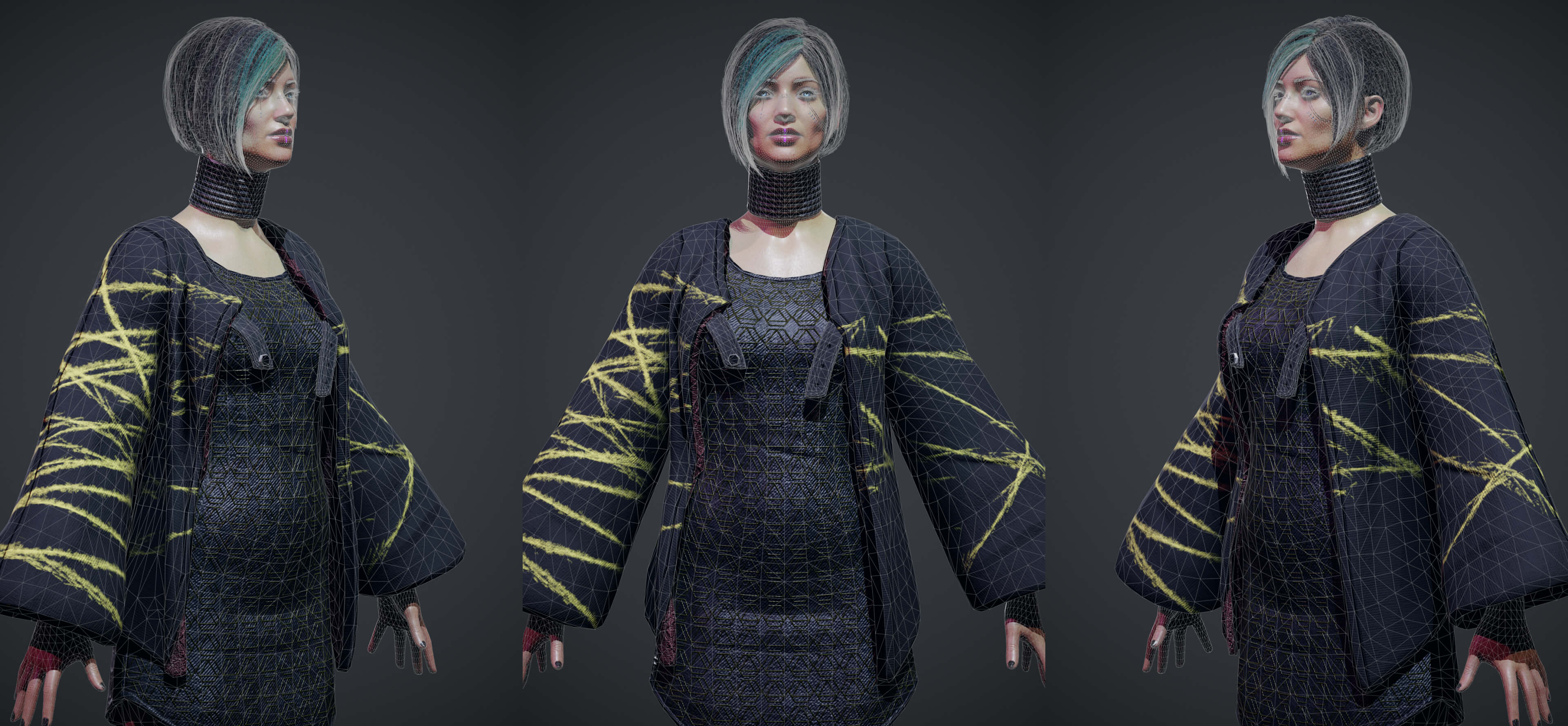 Cyber Cultist V1 - 3D Model by KirTheGreat