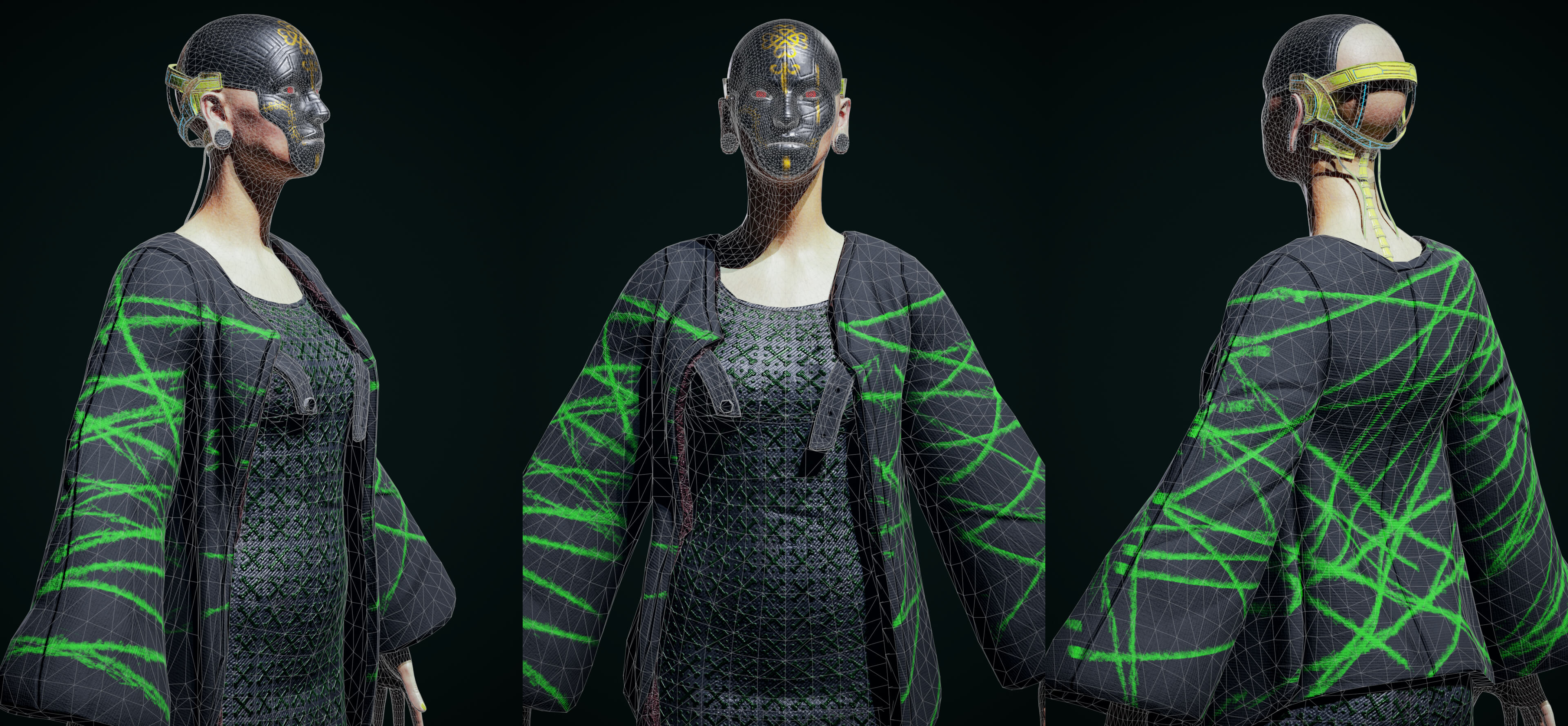 Cyber Cultist V3 - 3D Model by KirTheGreat
