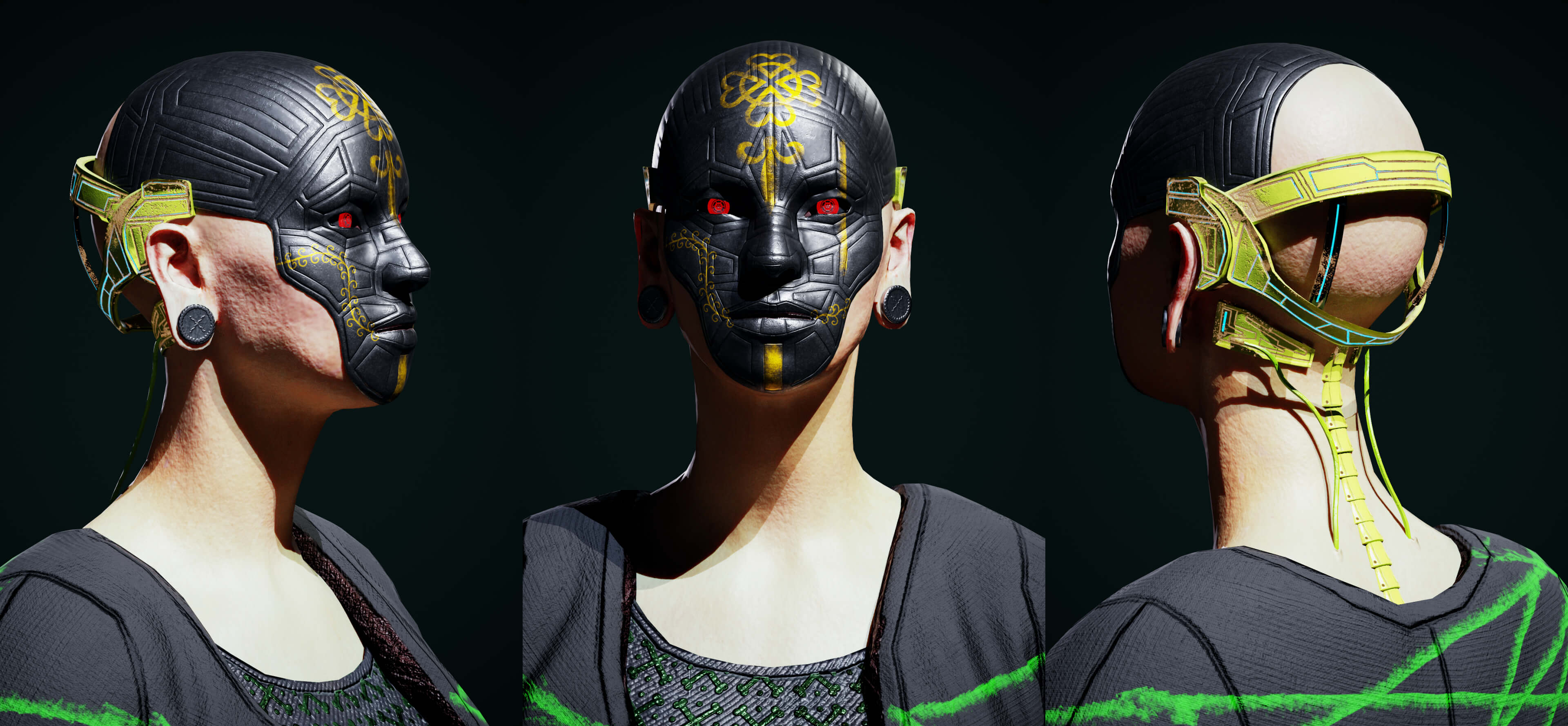Cyber Cultist V3 - 3D Model by KirTheGreat