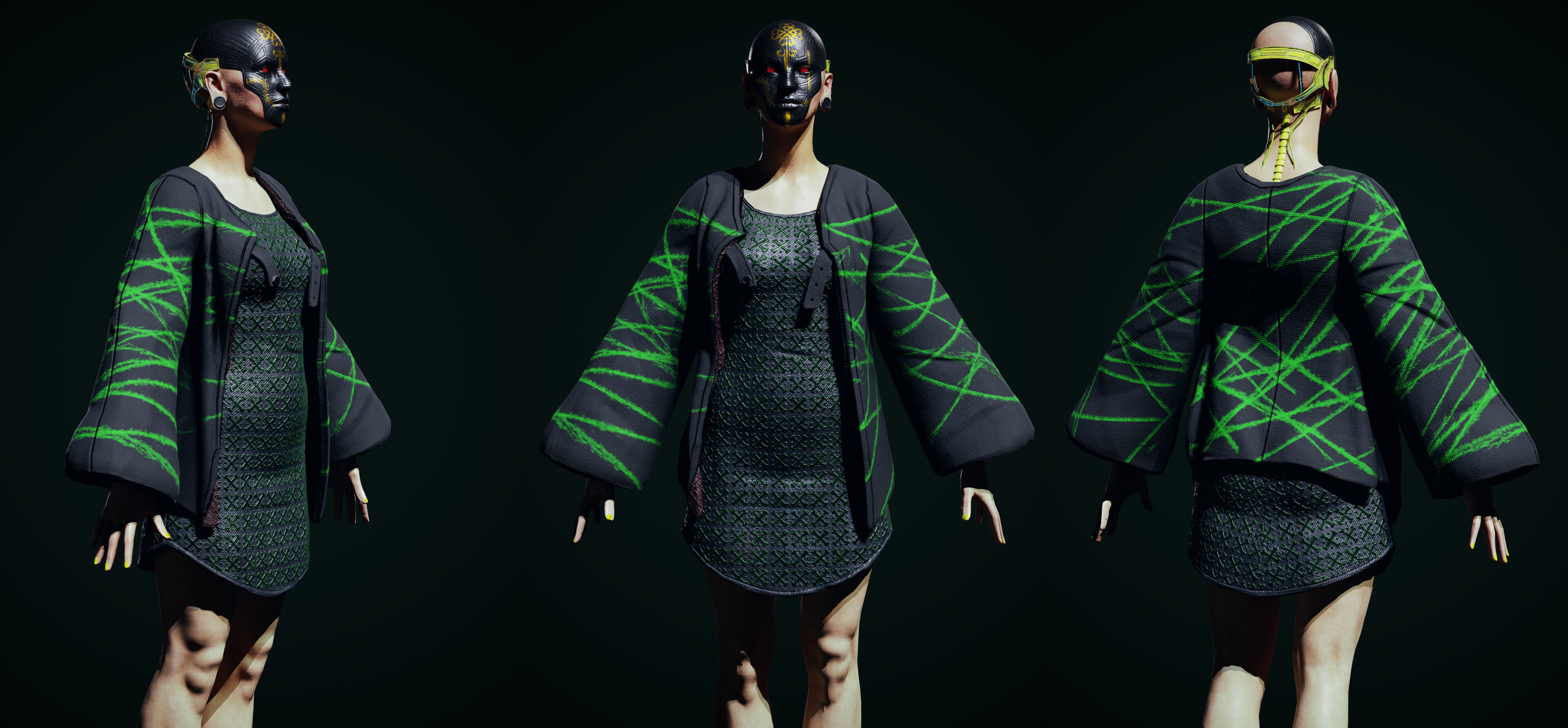 Cyber Cultist V3 - 3D Model by KirTheGreat