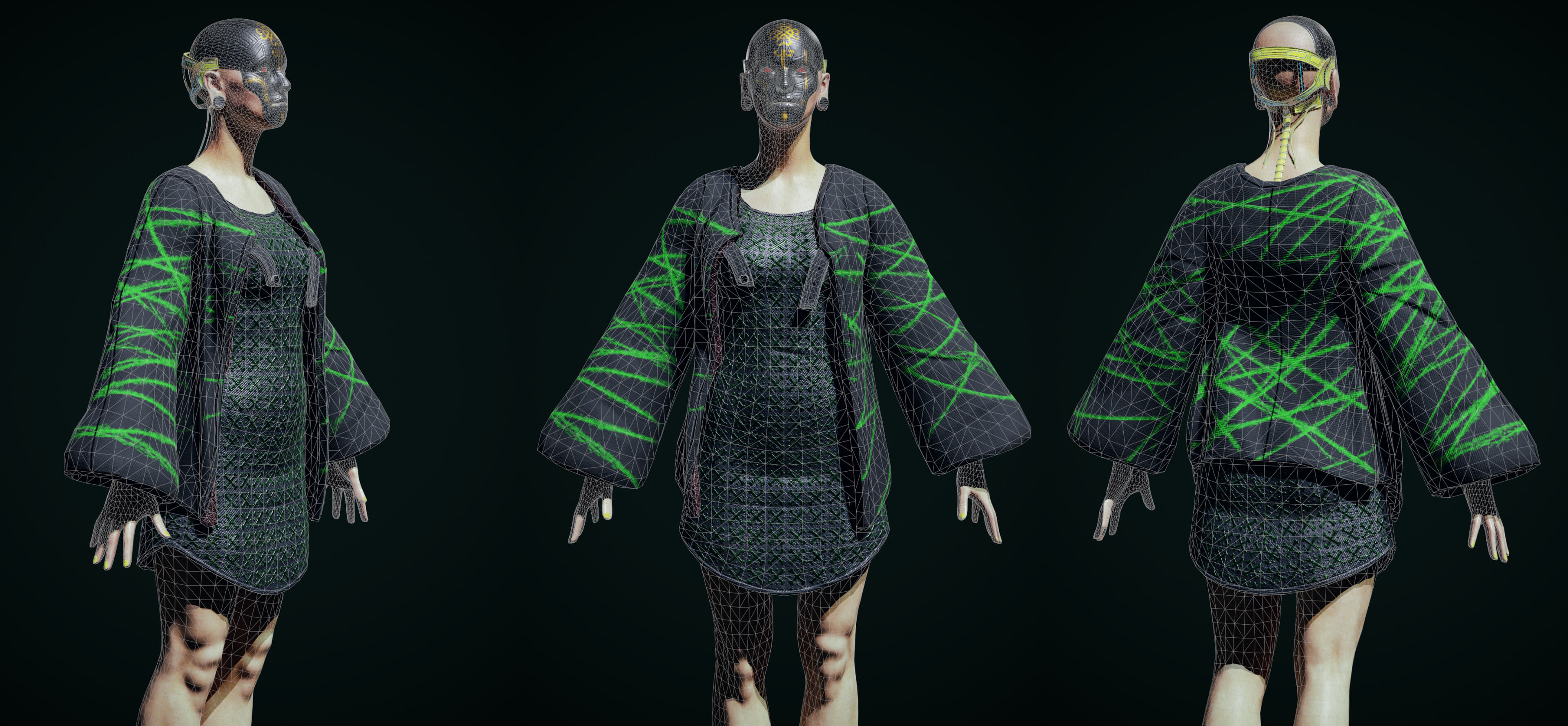 Cyber Cultist V3 - 3D Model by KirTheGreat