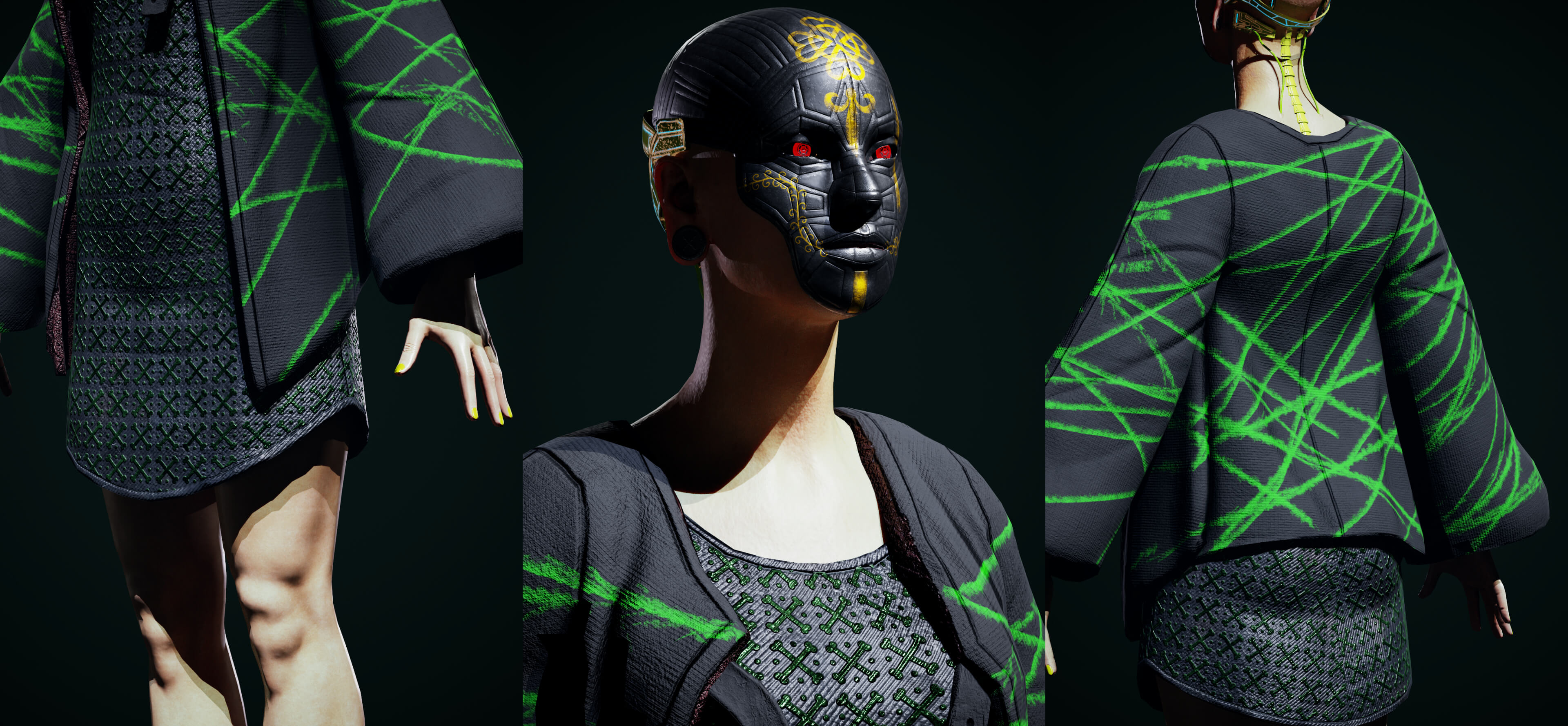 Cyber Cultist V3 - 3D Model by KirTheGreat