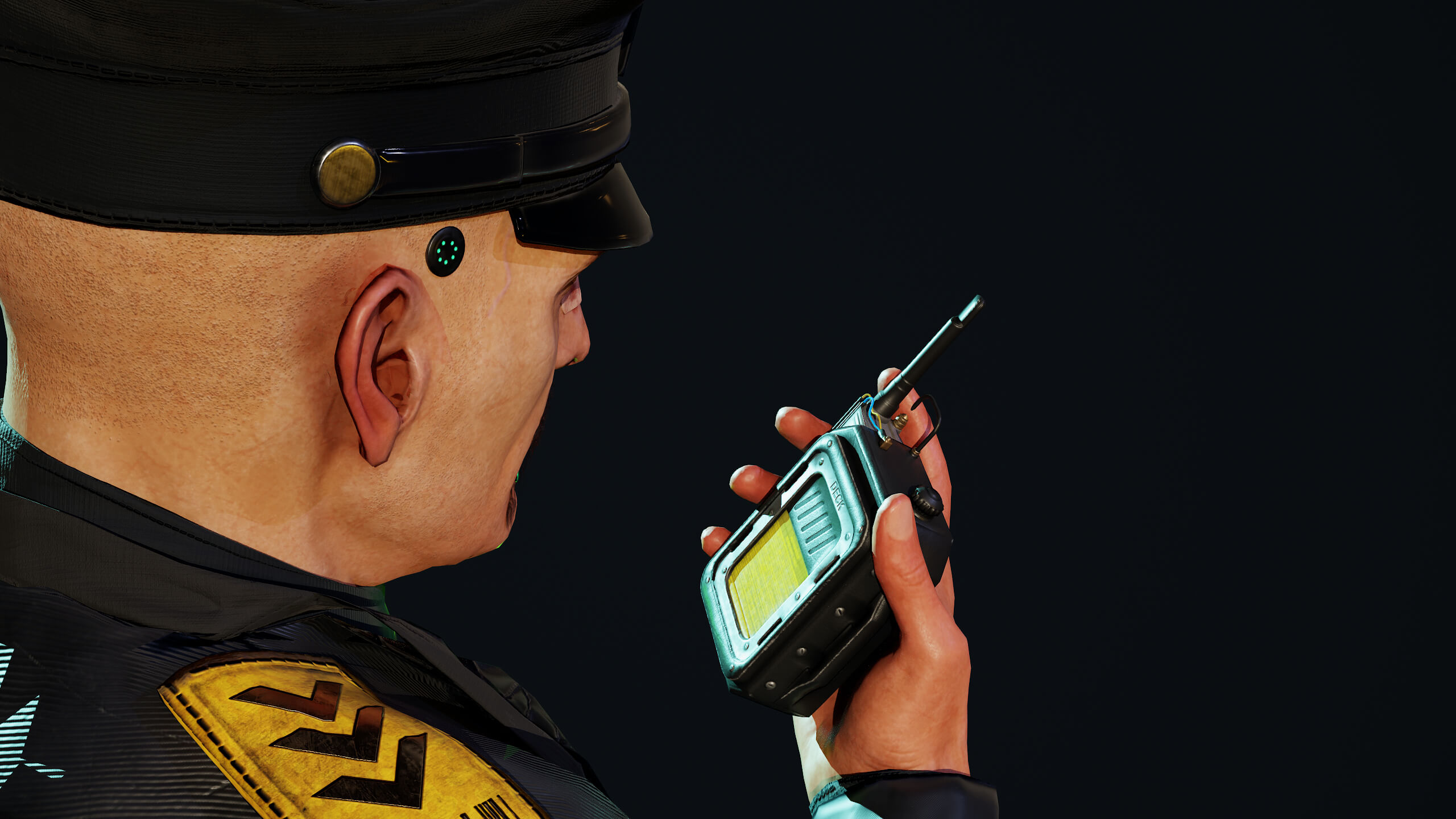 Cyberpunk Police Officer - 3D Model by KirTheGreat