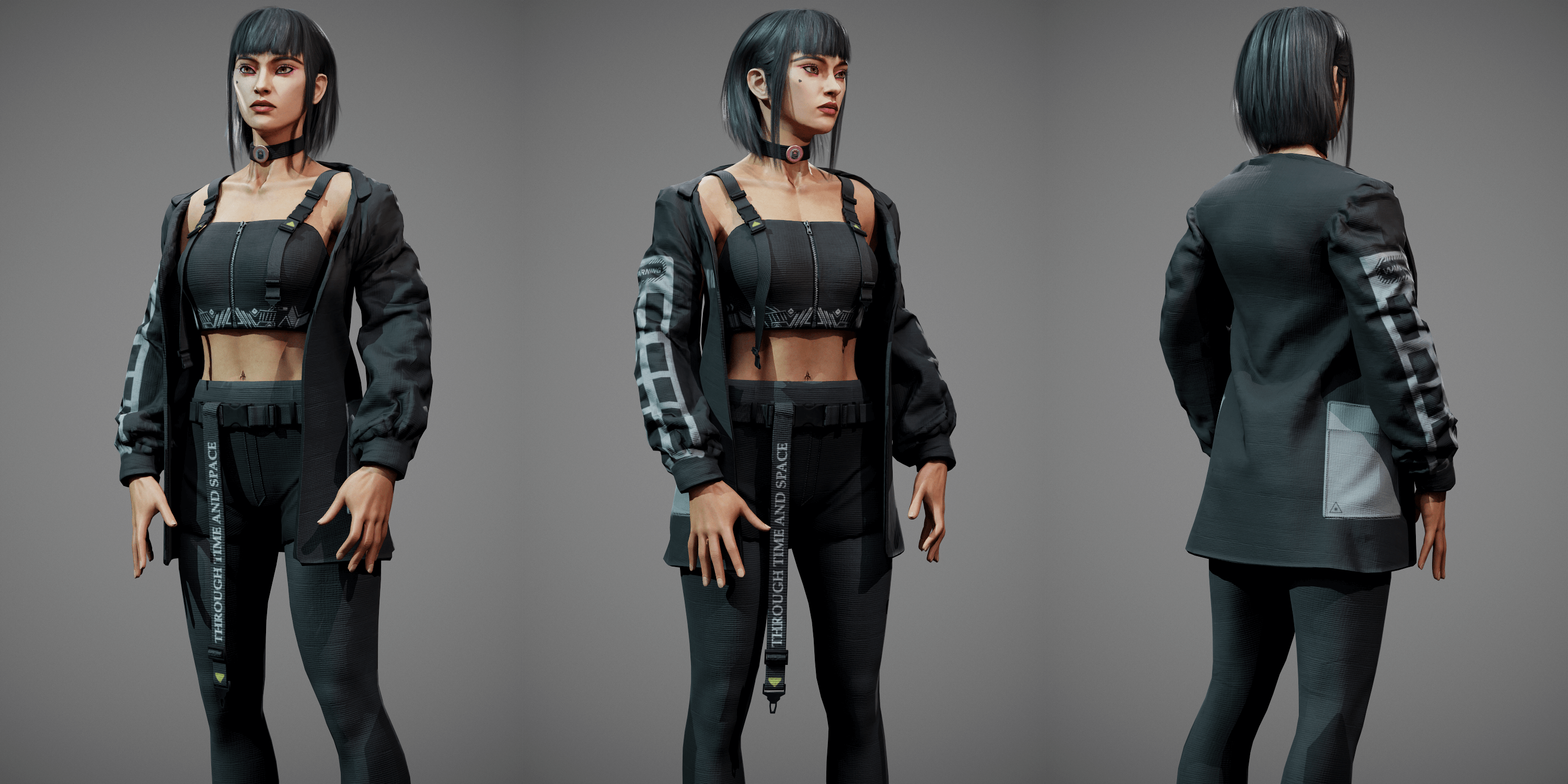 Casual Girl 3D Model 3D Render, Digital Art by KirTheGreat