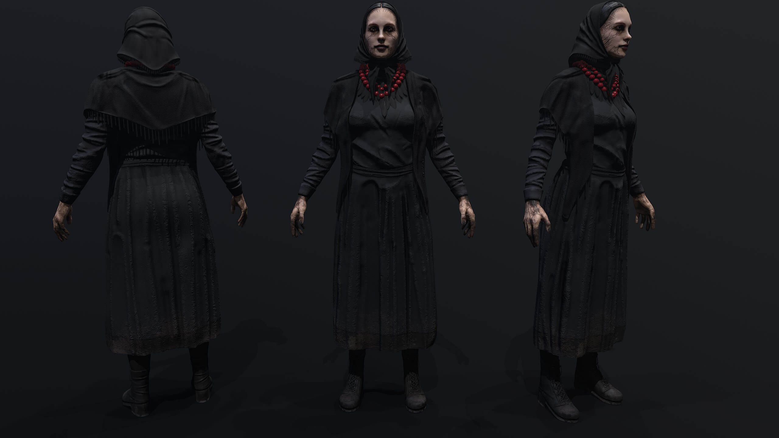 Witch 3D Render, Digital Art by KirTheGreat