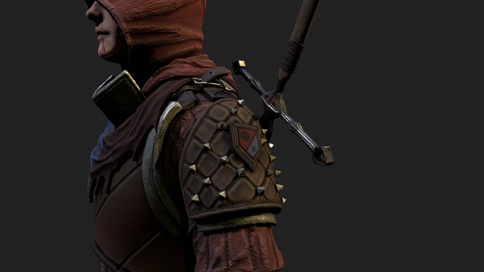 Mercenary Warrior - 3D Model by KirTheGreat