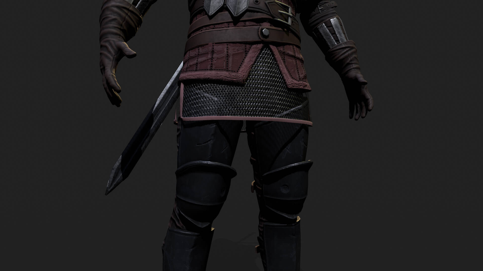 Mercenary Warrior - 3D Model by KirTheGreat