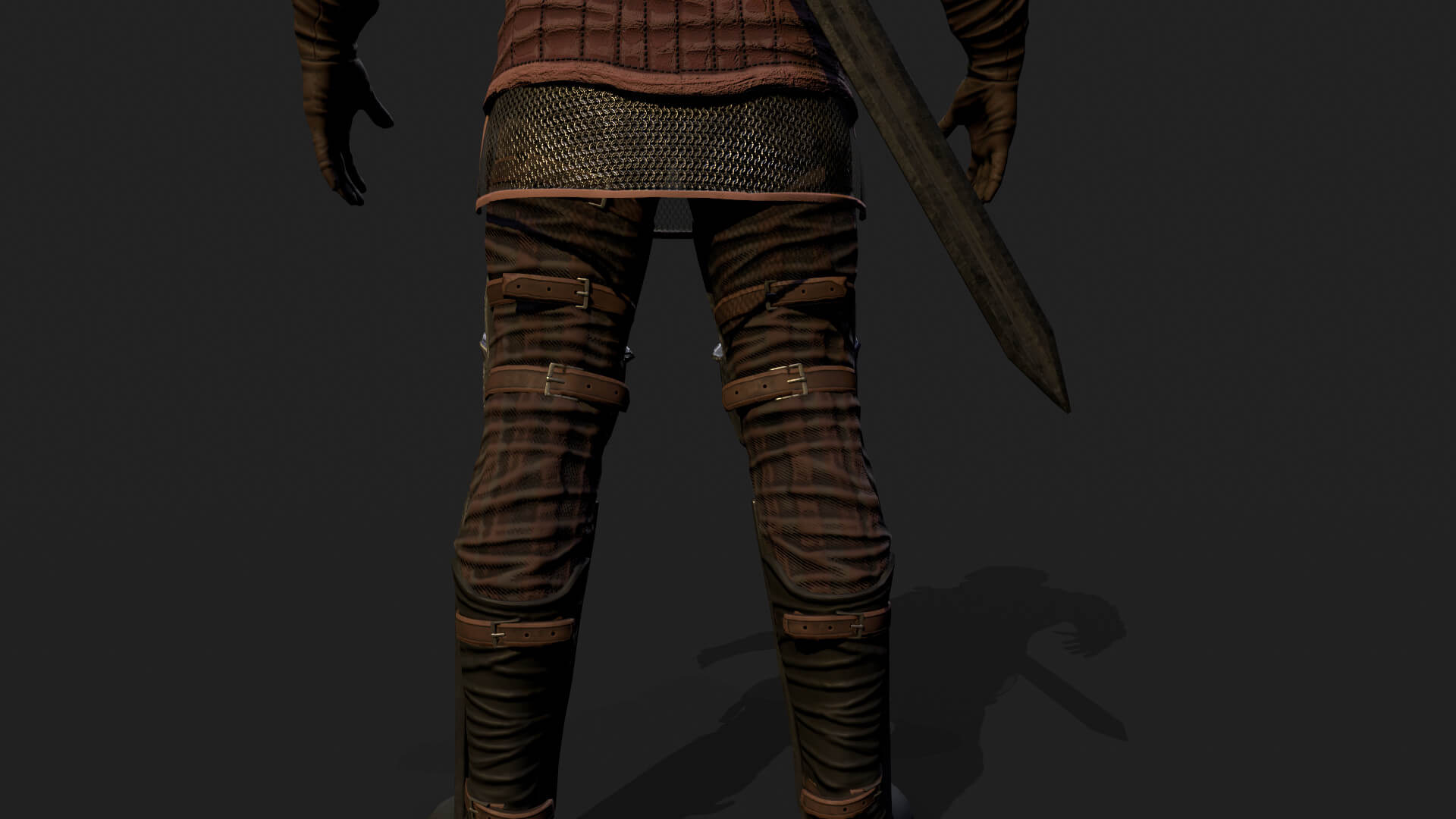 Mercenary Warrior - 3D Model by KirTheGreat
