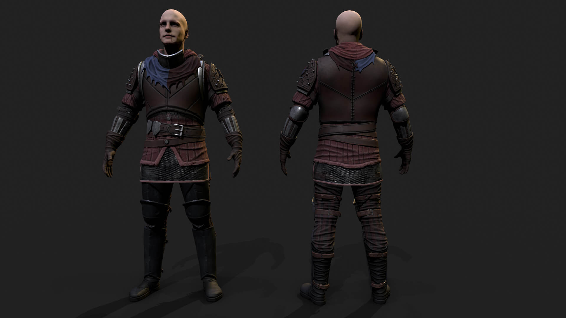 Mercenary Warrior - 3D Model by KirTheGreat