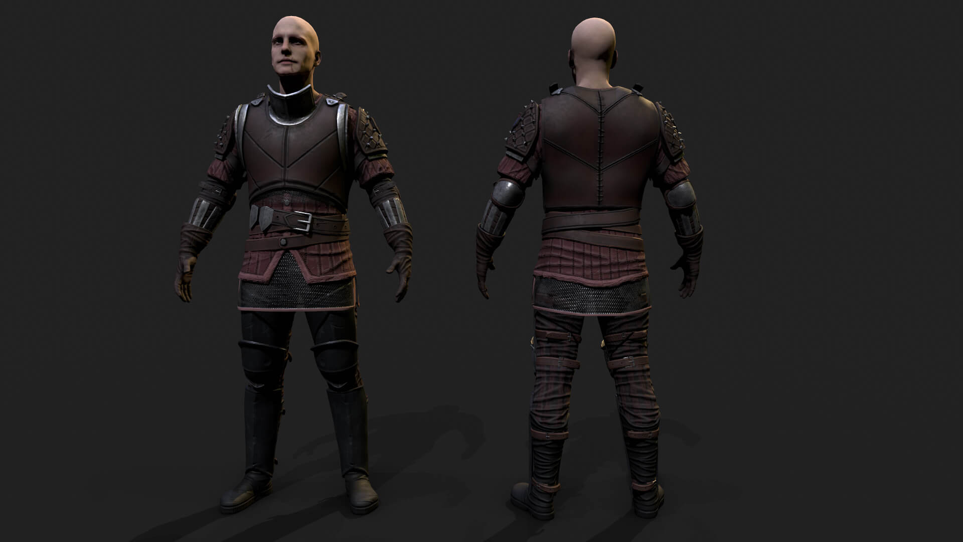 Mercenary Warrior - 3D Model by KirTheGreat
