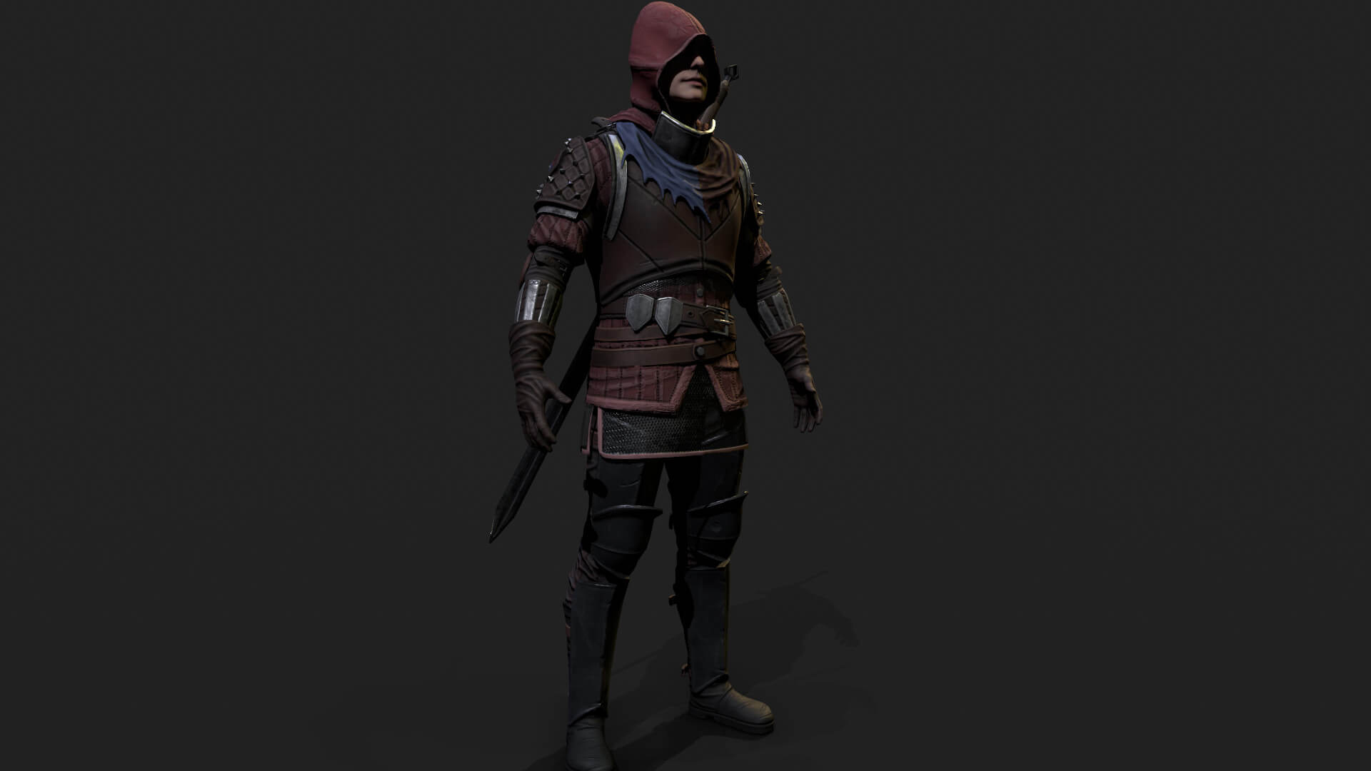 Mercenary Warrior - 3D Model by KirTheGreat