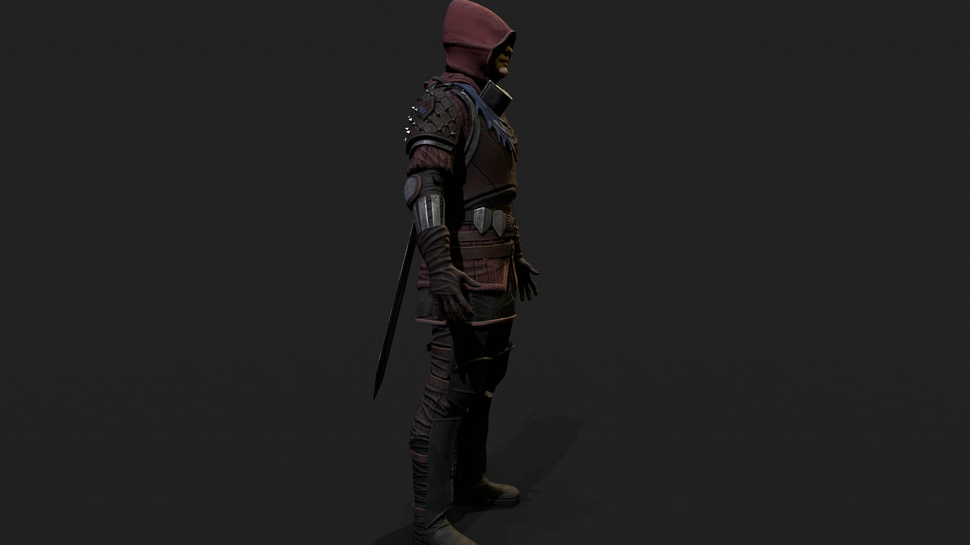 Mercenary Warrior - 3D Model by KirTheGreat