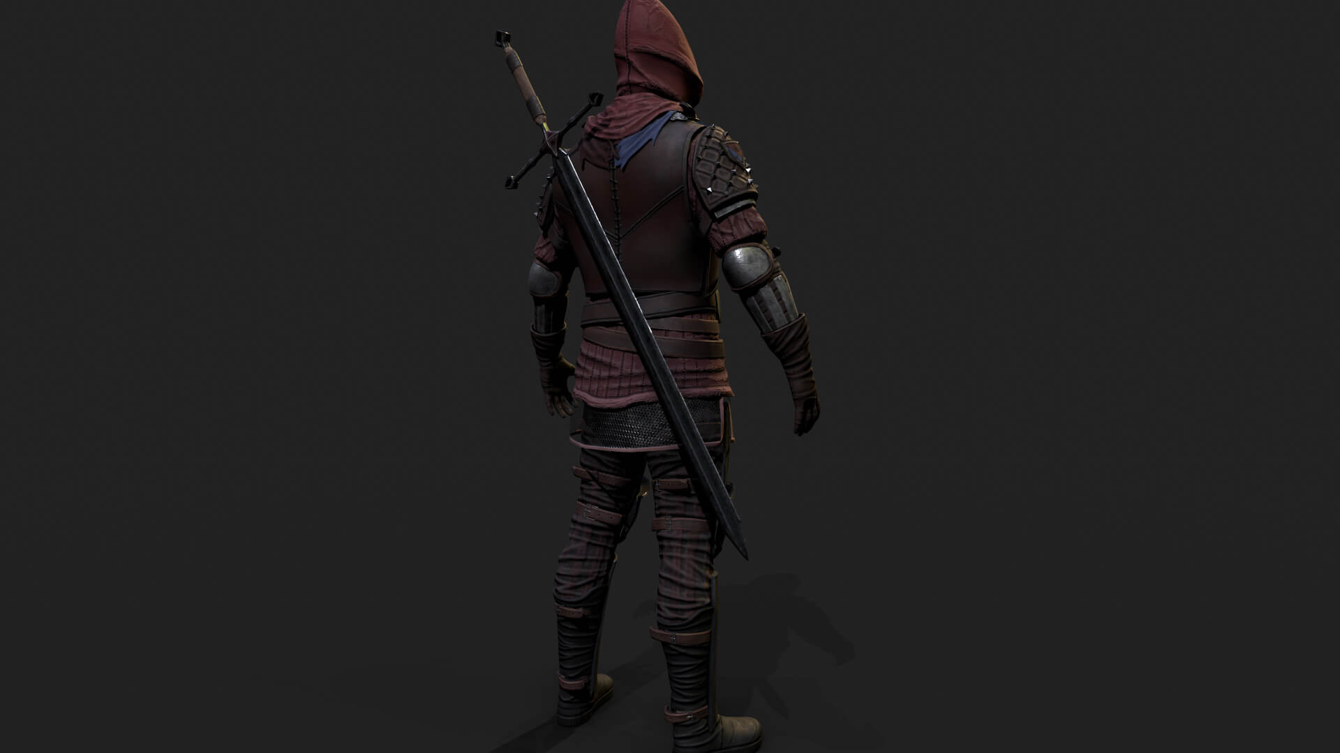 Mercenary Warrior - 3D Model by KirTheGreat