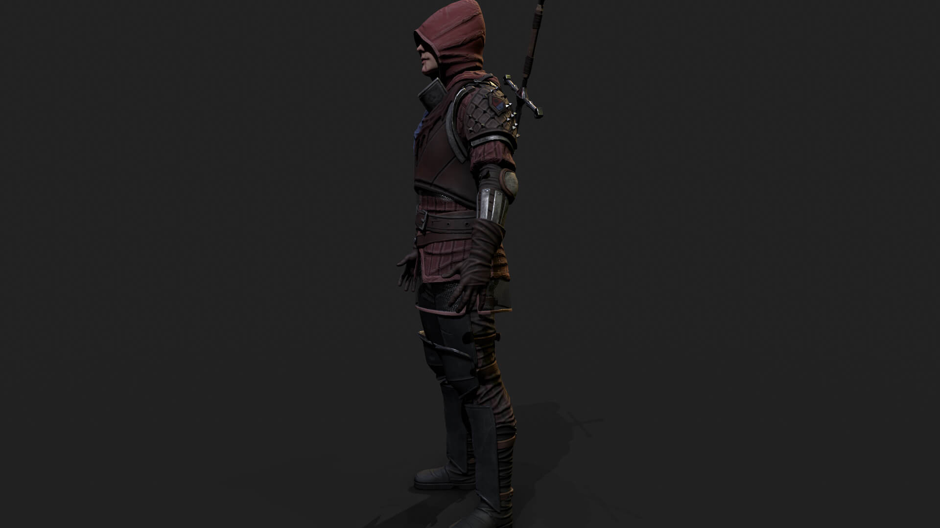Mercenary Warrior - 3D Model by KirTheGreat