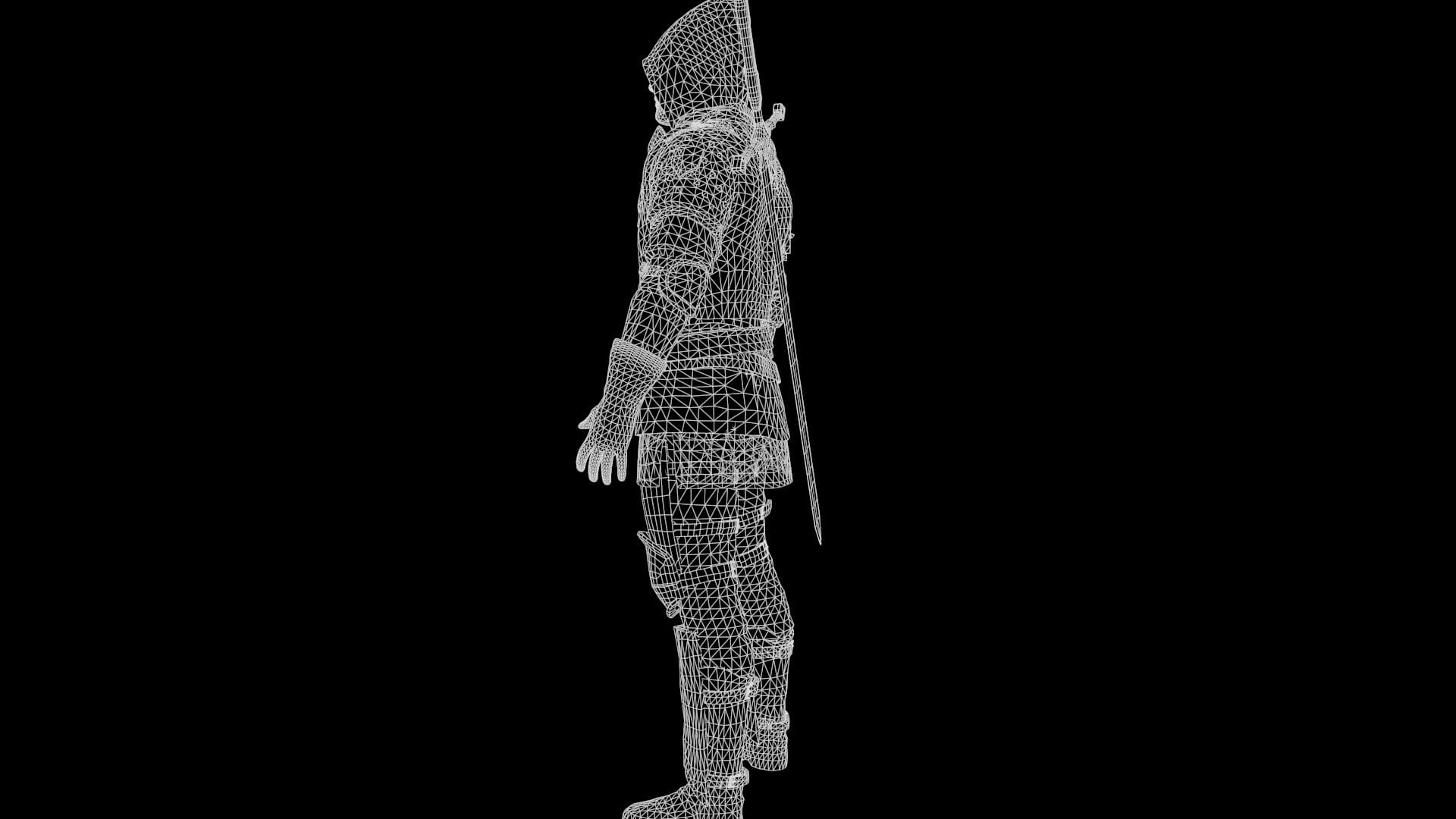 Mercenary Warrior - 3D Model by KirTheGreat