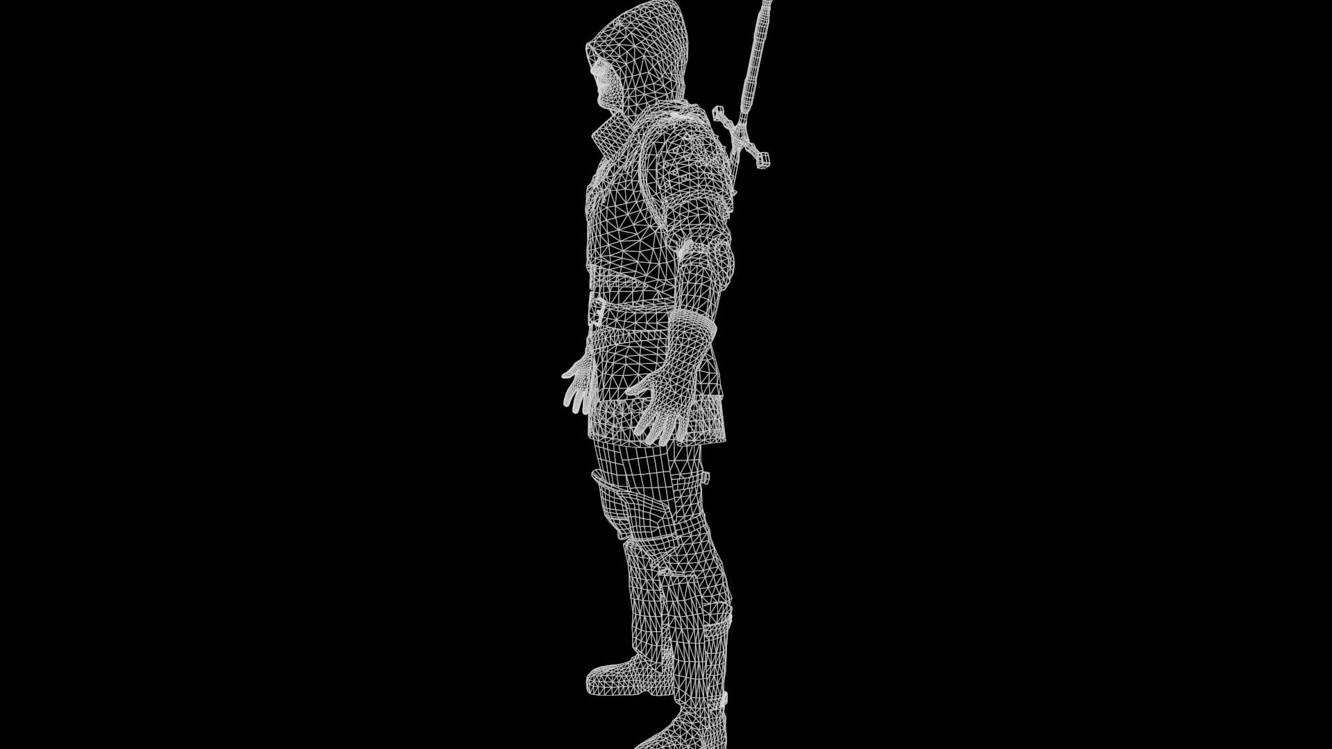 Mercenary Warrior - 3D Model by KirTheGreat