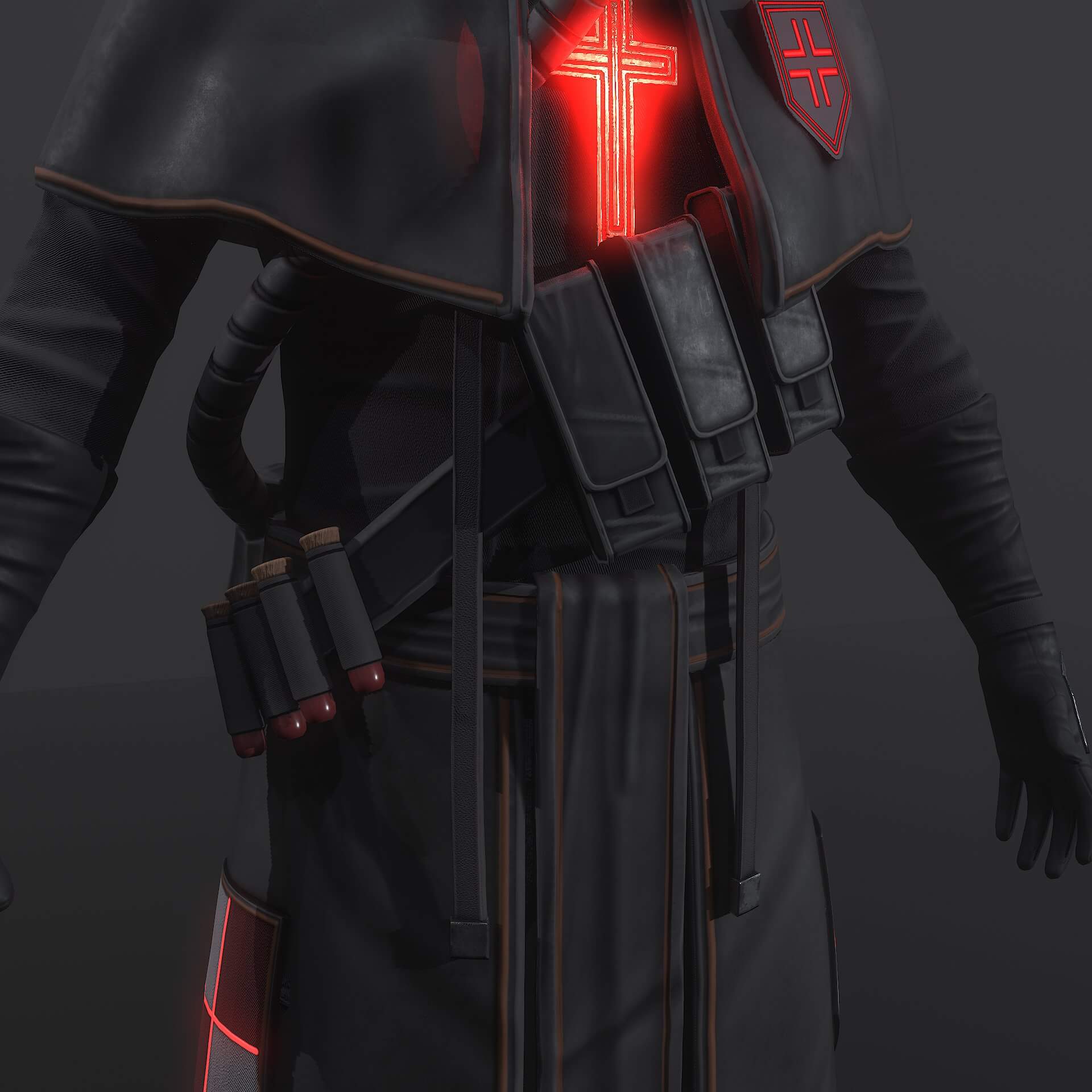 Post Apocalyptic Priest - 3D Model by KirTheGreat