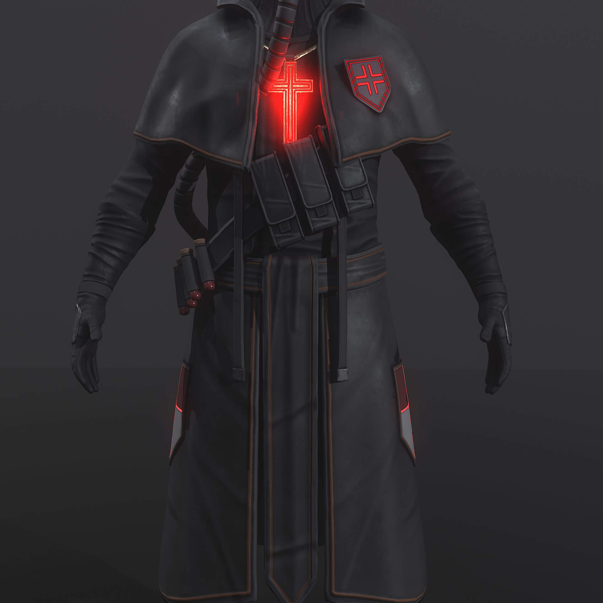 Post Apocalyptic Priest - 3D Model by KirTheGreat