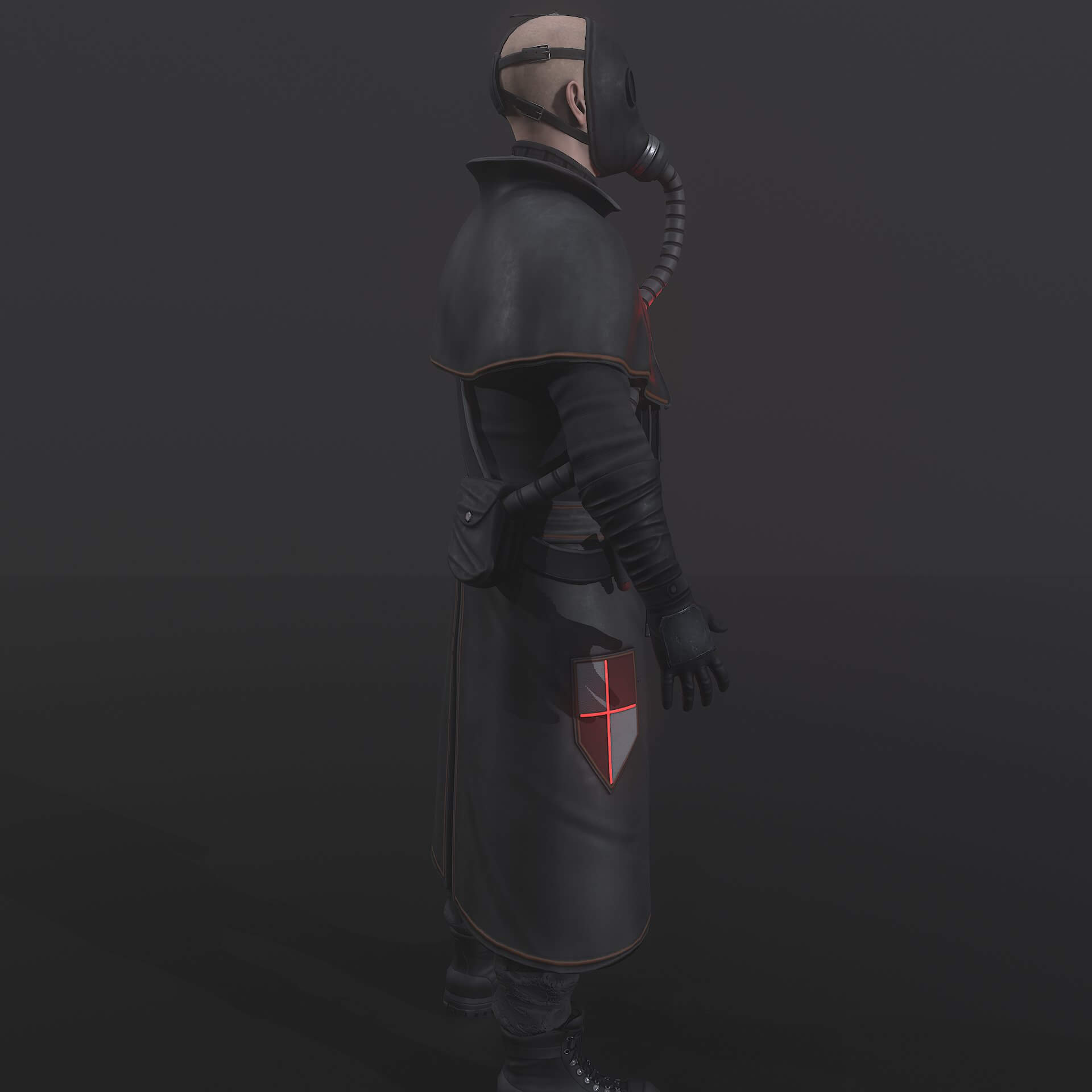 Post Apocalyptic Priest - 3D Model by KirTheGreat