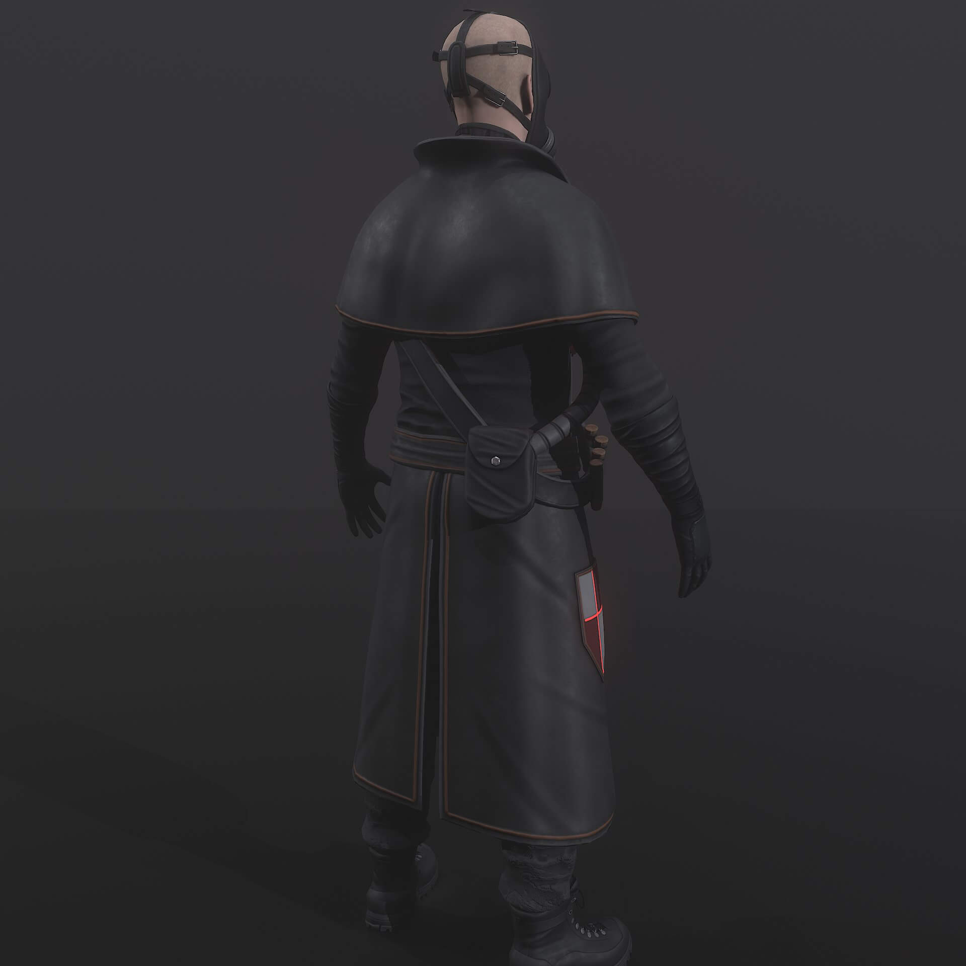 Post Apocalyptic Priest - 3D Model by KirTheGreat