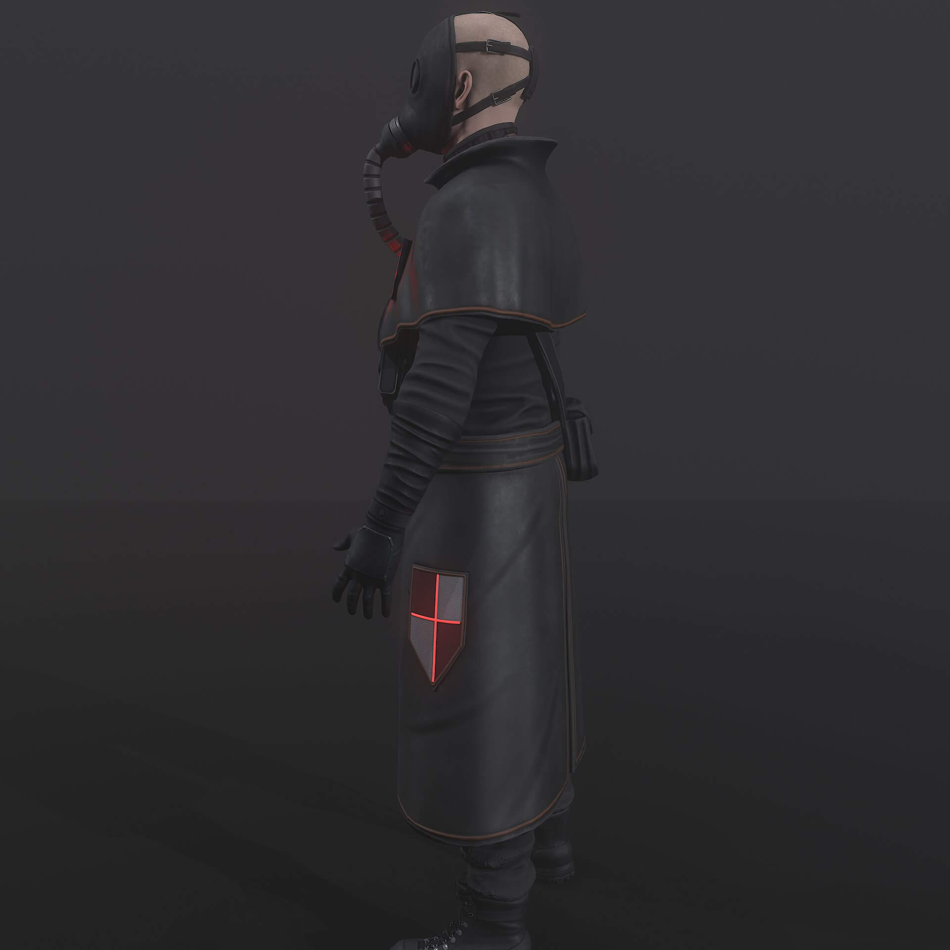 Post Apocalyptic Priest - 3D Model by KirTheGreat