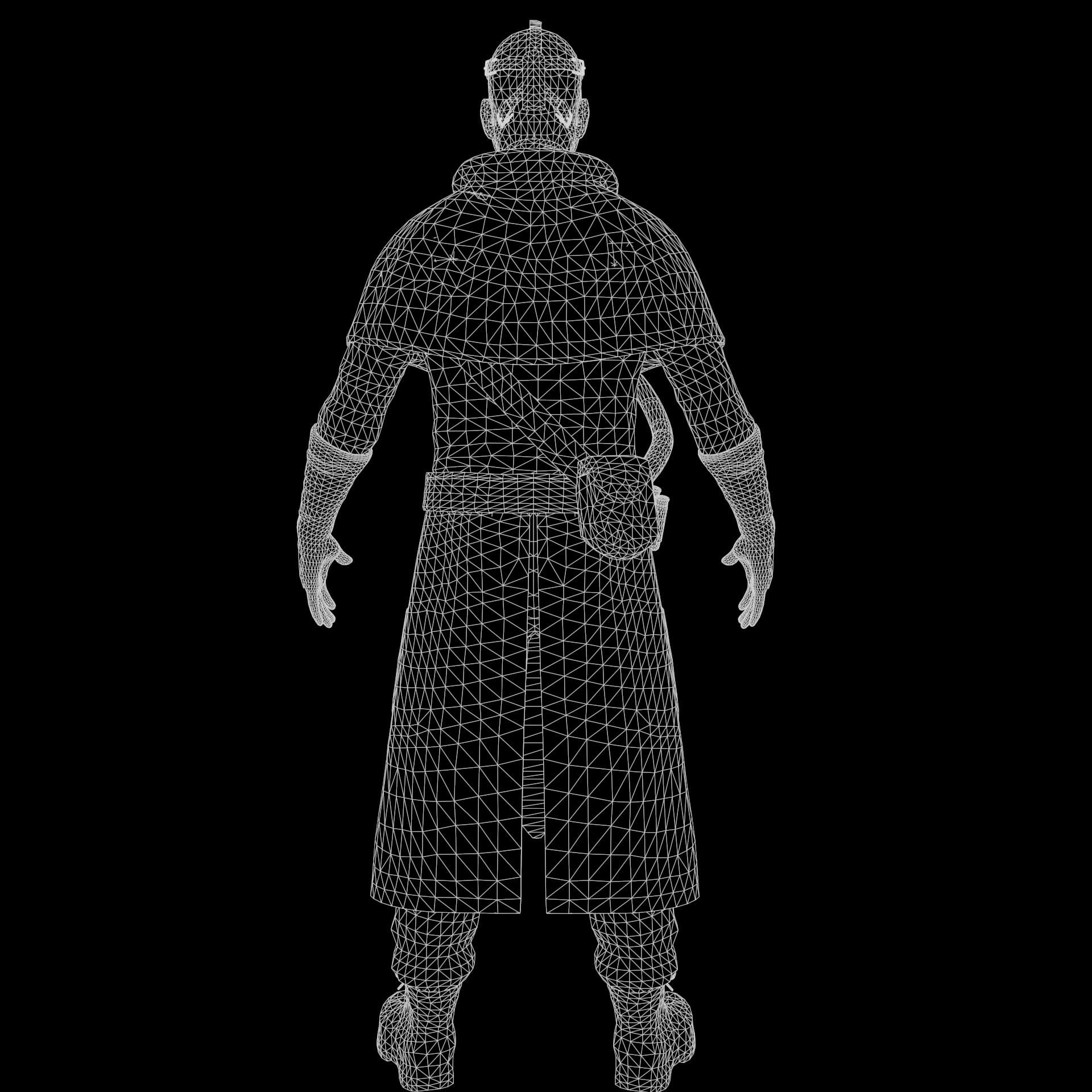 Post Apocalyptic Priest - 3D Model by KirTheGreat