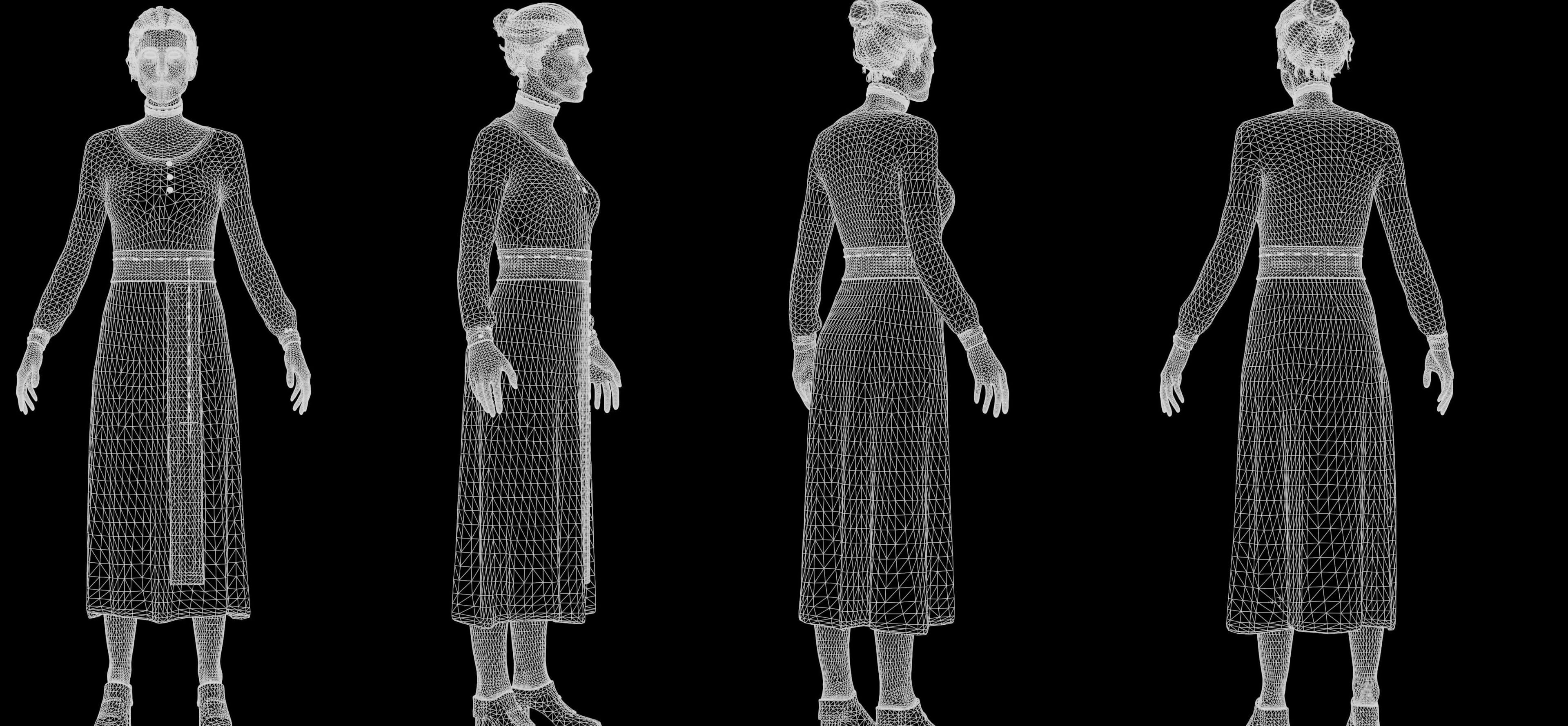 Victorian Woman - 3D Model by KirTheGreat