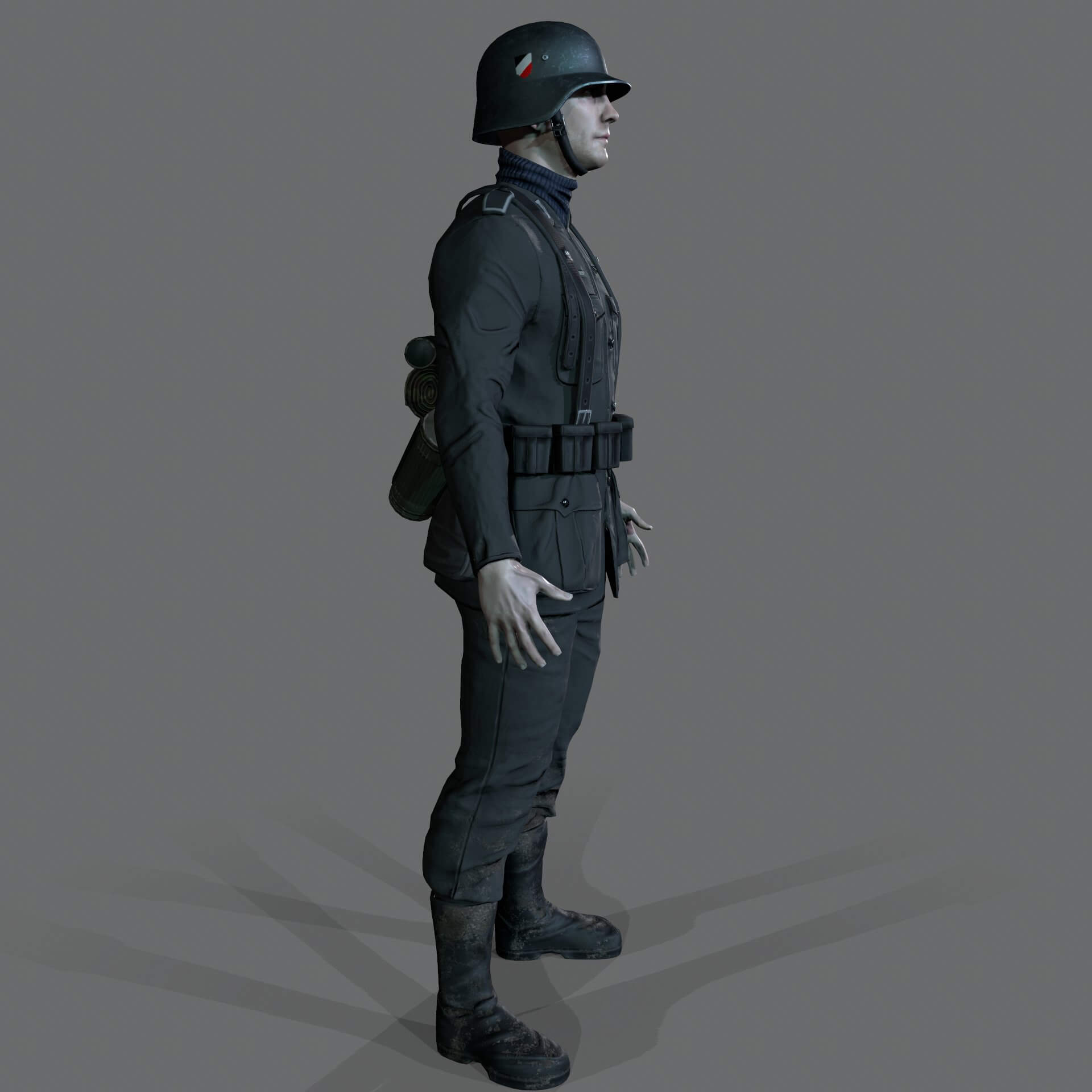 Wehrmacht Soldier 1 - 3D Model by KirTheGreat