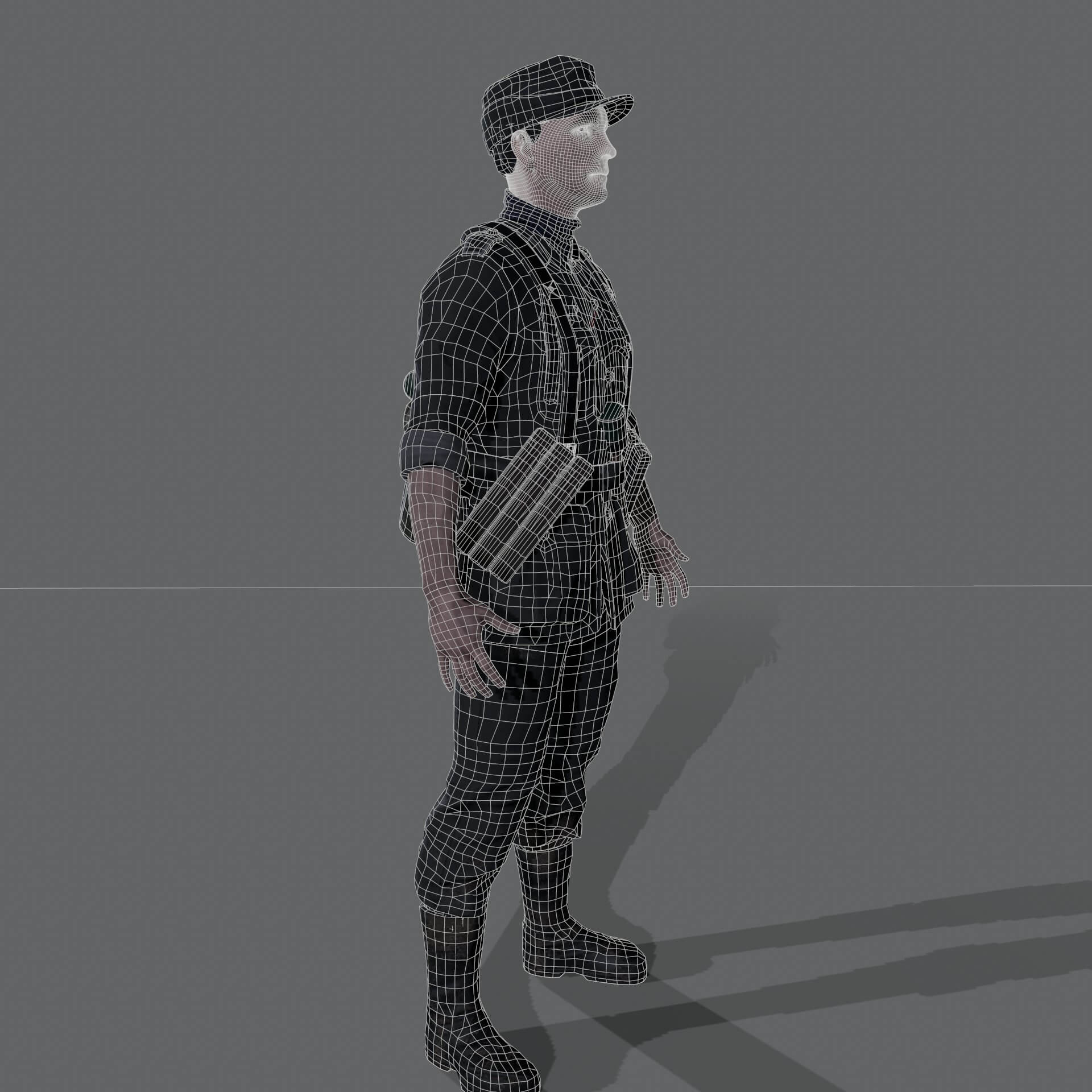 Wehrmacht Soldier 2 - 3D Model by KirTheGreat