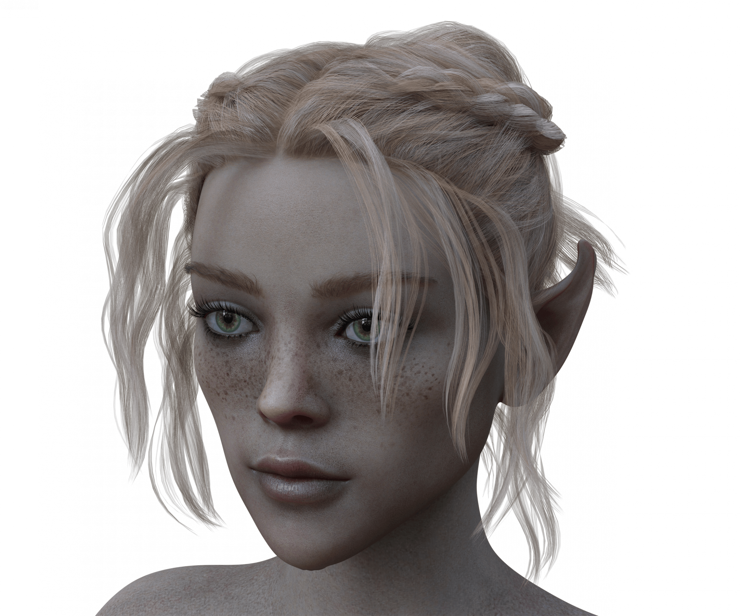 Creation of Willow 3D Render, Digital Art by Kiwi-Hawk