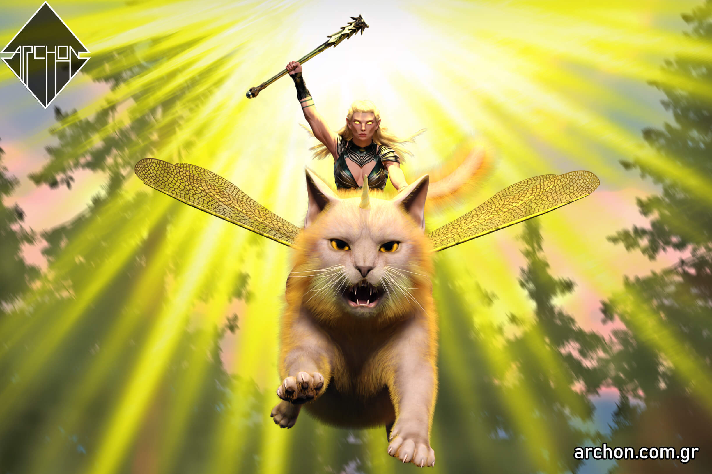 Archon Webcomic Chapter 4 3D Render, Digital Art by kkiriakos