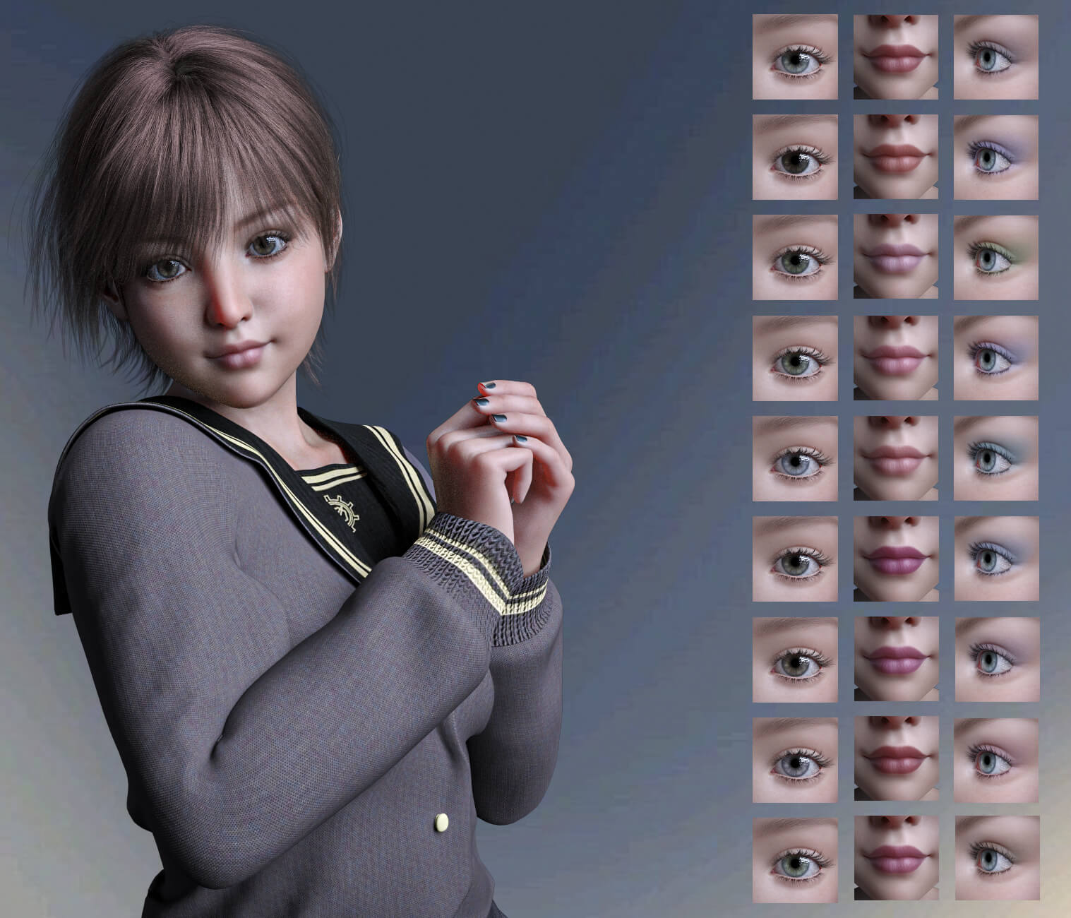 Della for Genesis 8 Female - Daz Content by Klein Kind