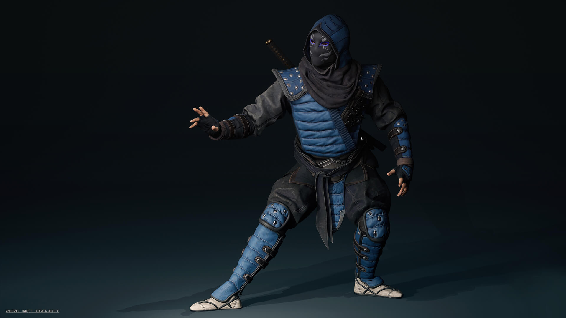 Ninja Samurai - 3D Model by klerrykot