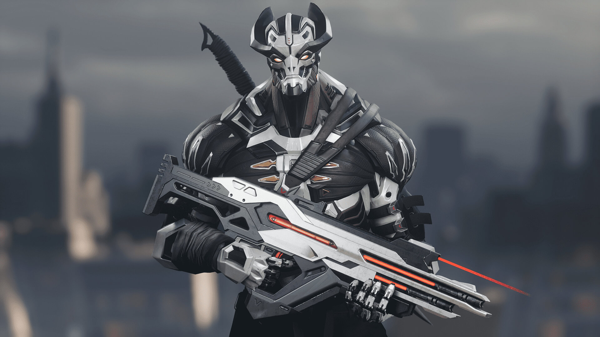 Robot Cyber Ninja - 3D Model by klerrykot