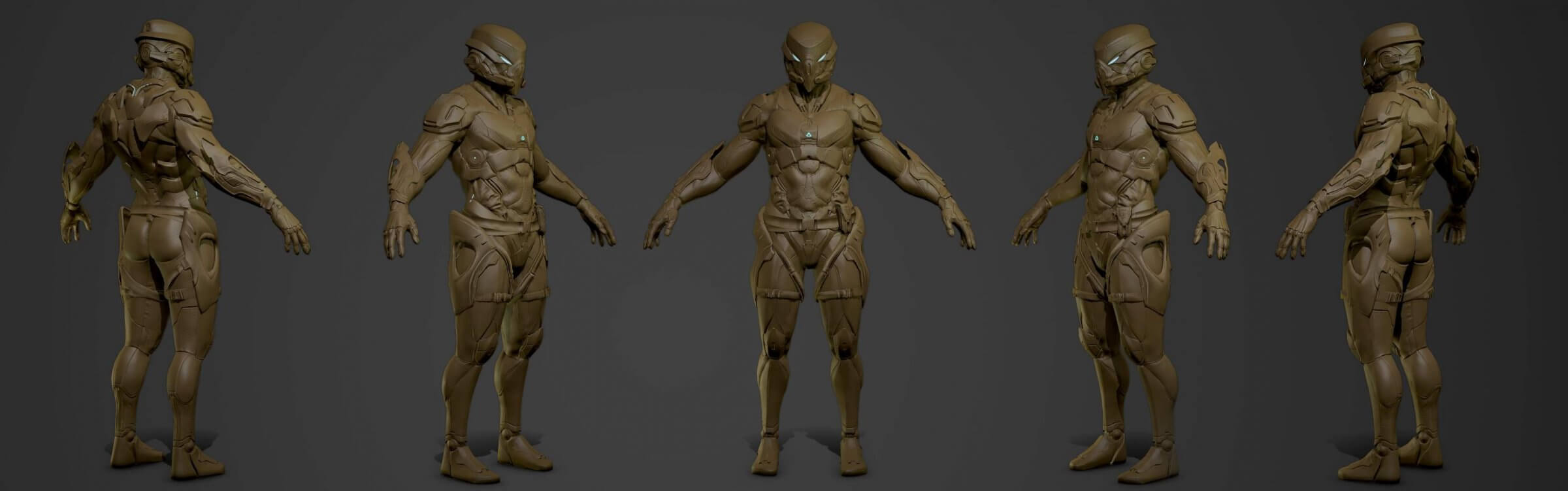 Robot Soldier - 3D Model by klerrykot