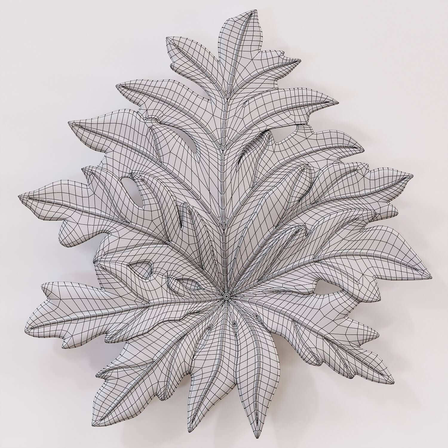 Daum Leaves - 3D Model by klisan