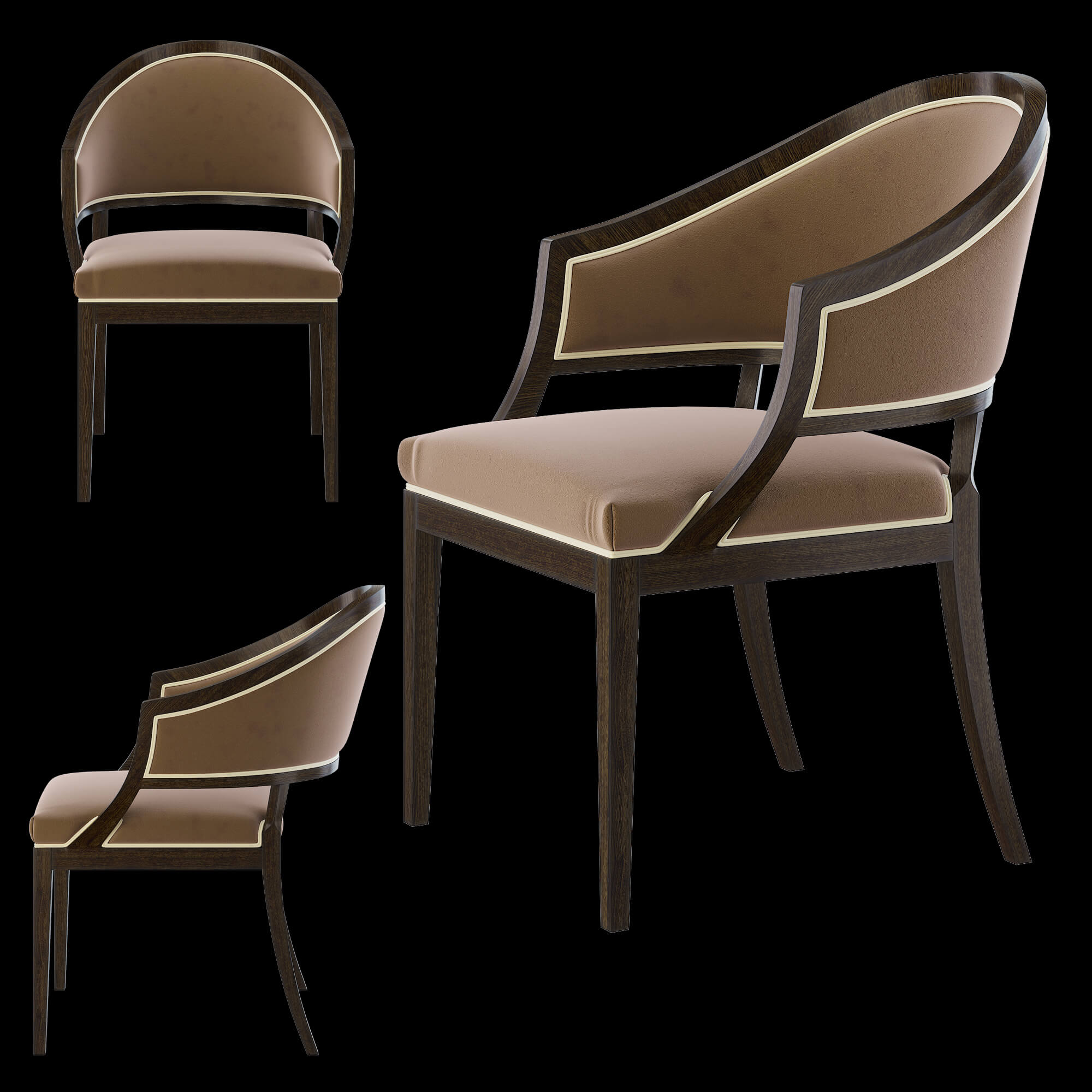 Pavlova Occasional Chair Chai Ming - 3D Model by klisan