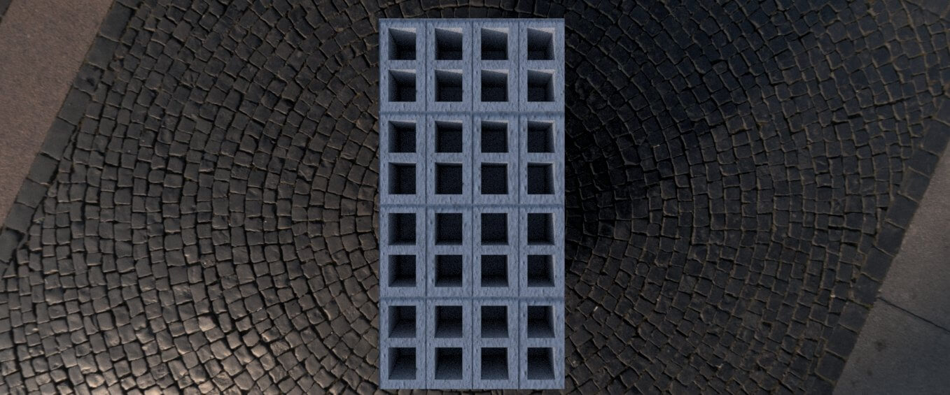 20cm Masonry Block Stack - Free 3D Model by KMA