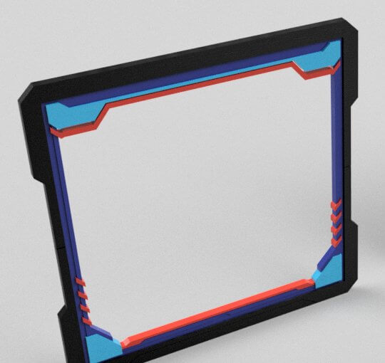 Call of Duty Mobile Avatar Frame 01 - 3D Model by KMA