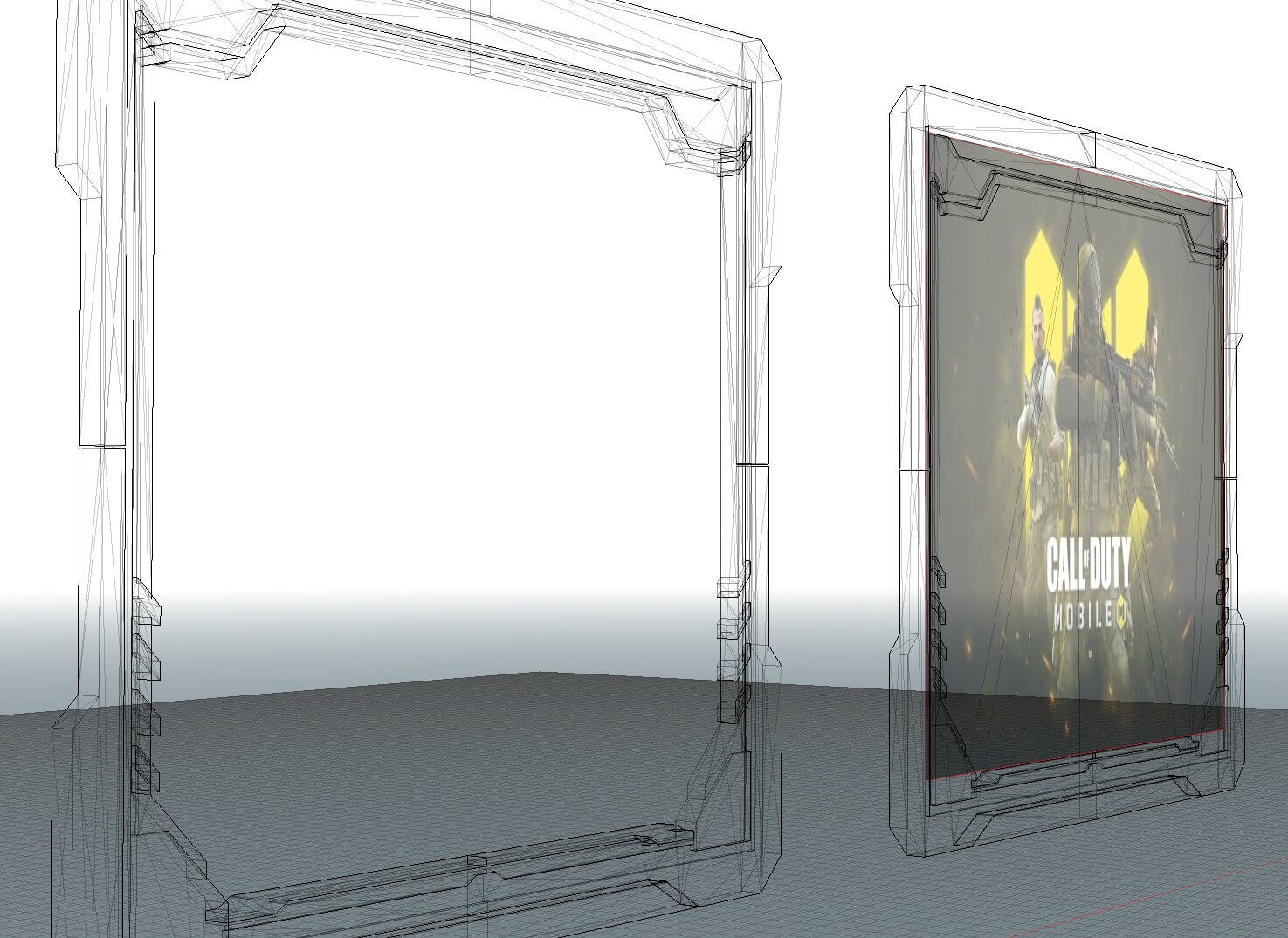 Call of Duty Mobile Avatar Frame 01 - 3D Model by KMA