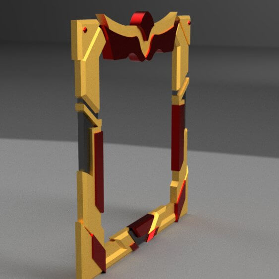 Call of Duty Mobile Avatar Frame 02 - 3D Model by KMA