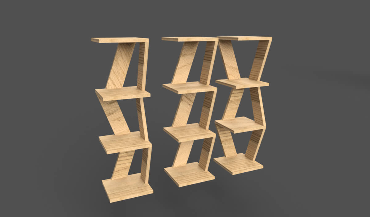 Corner Shelf - Free 3D Model by KMA