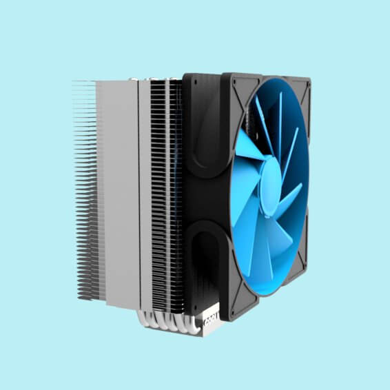 CPU Cooler Ice Warrior - 3D Model by KMA