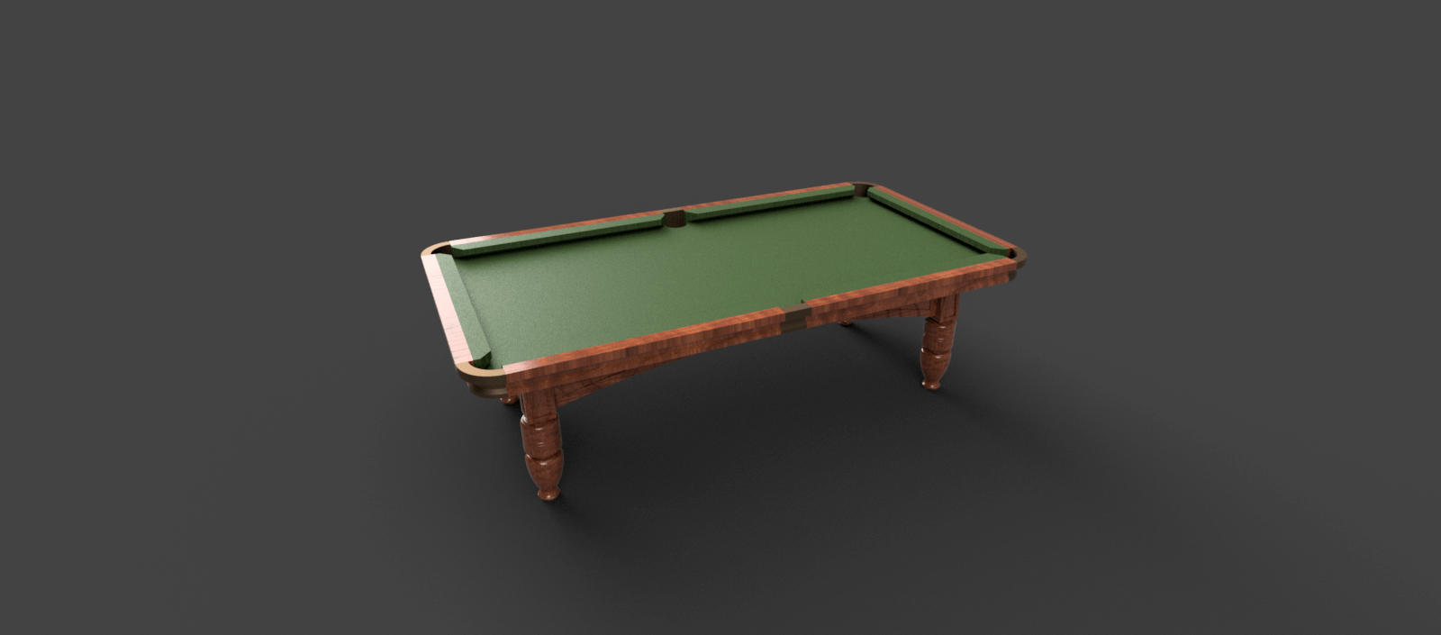 Billiard table model 1 3D Render, Digital Art by KMA